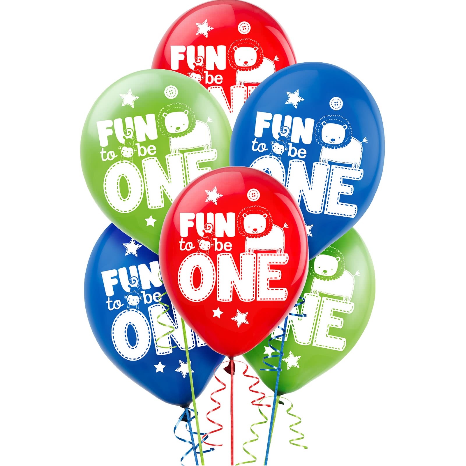 One Wild Boy Balloons (Pack of 15) - Discount Party Supplies