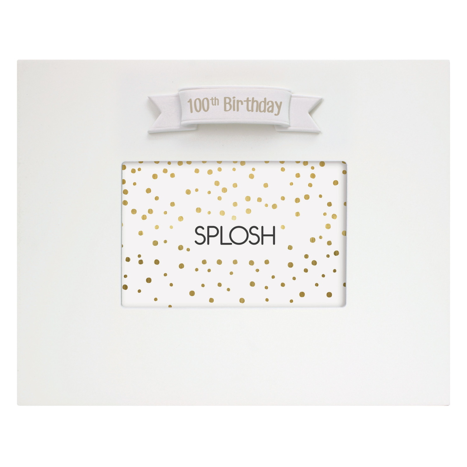 100th Birthday Signature Photo Frame - Discount Party Supplies