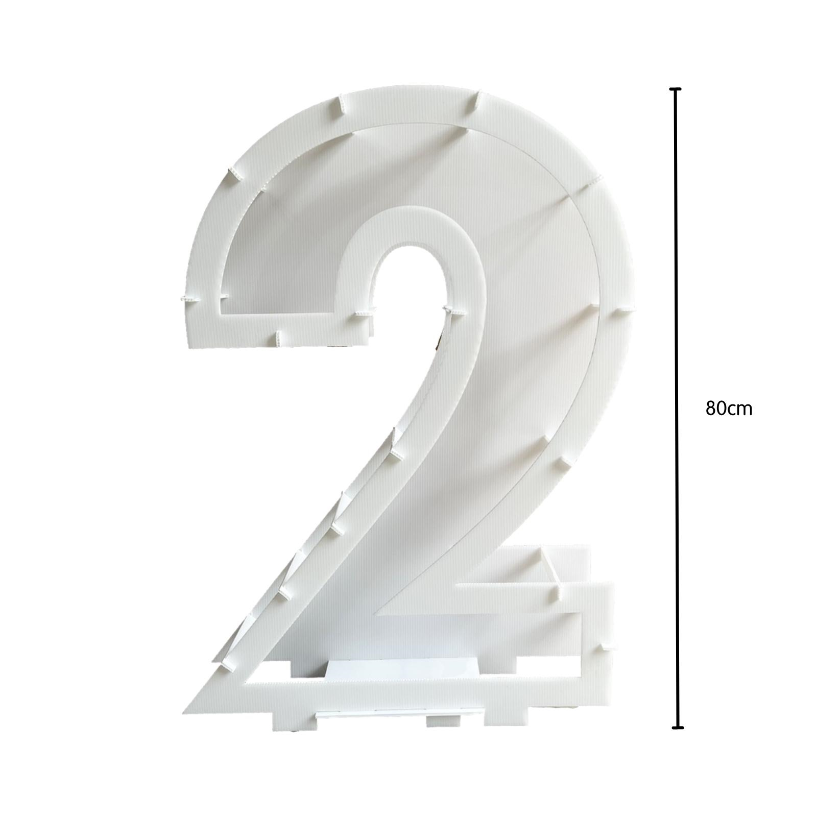 Number 2 Balloon Mosaic Frame (80cm) | 2nd Birthdays | Age Birthday ...