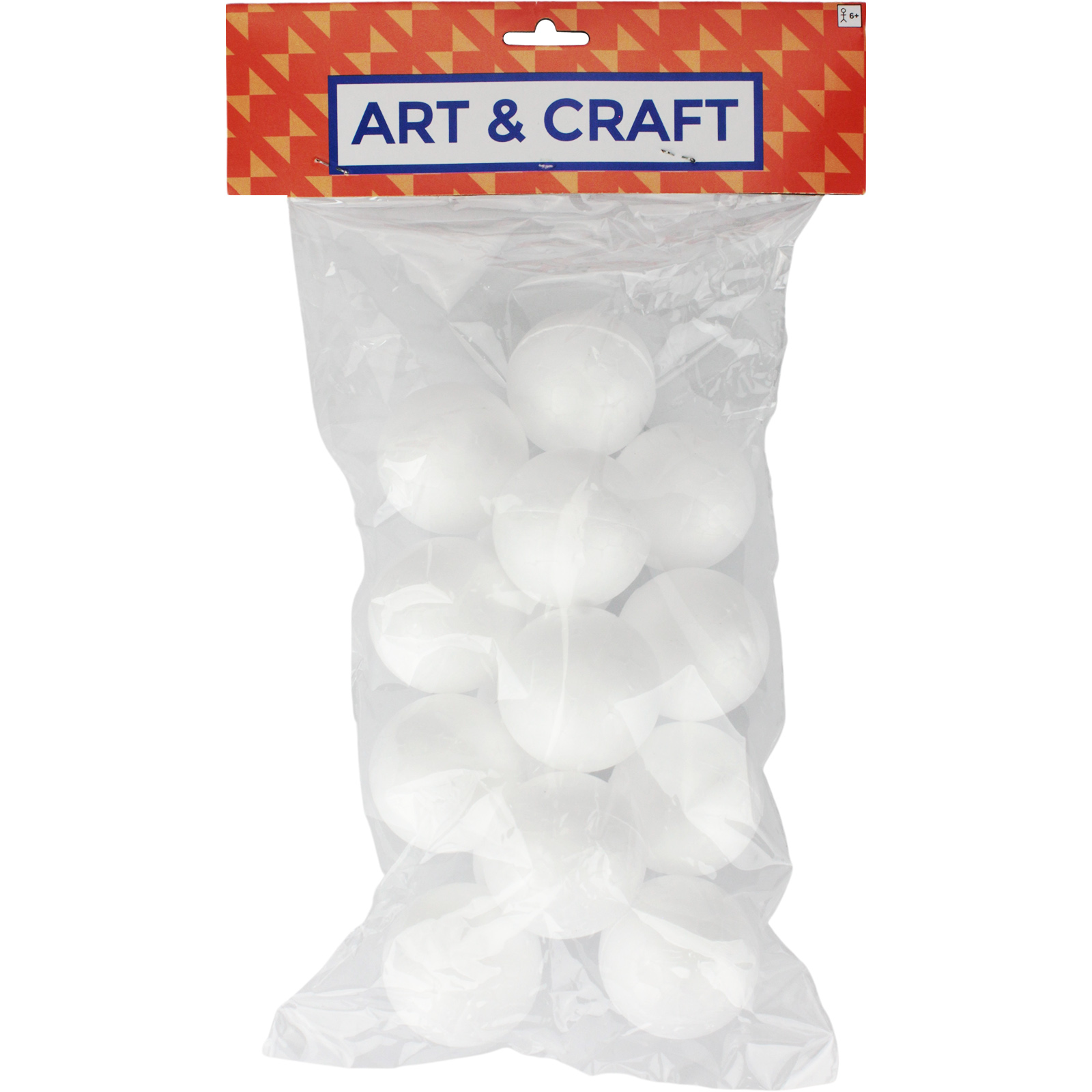 White Styrofoam Balls 4cm (Pack of 15) | Arts and Crafts | Boys and ...