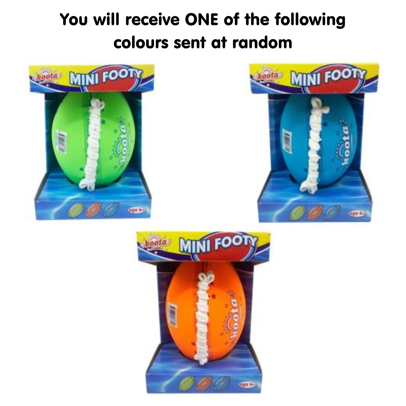 Mini Neoprene Footy Water Toy | Discount Party Supplies - Discount ...
