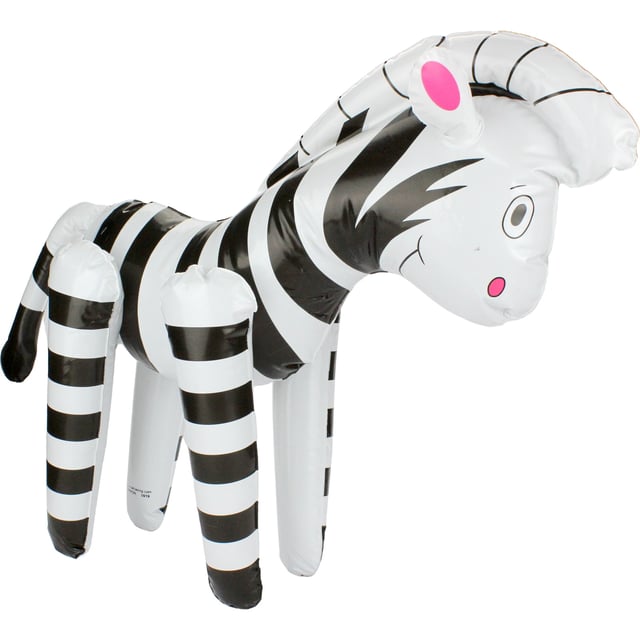 inflatable zebra