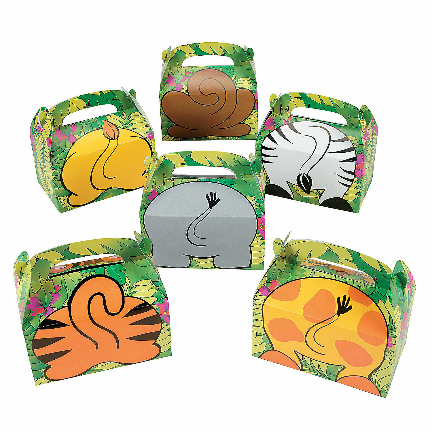 Zoo Animal Lolly/Treat Boxes (Pack of 12) | Jungle Animals | Boys and ...