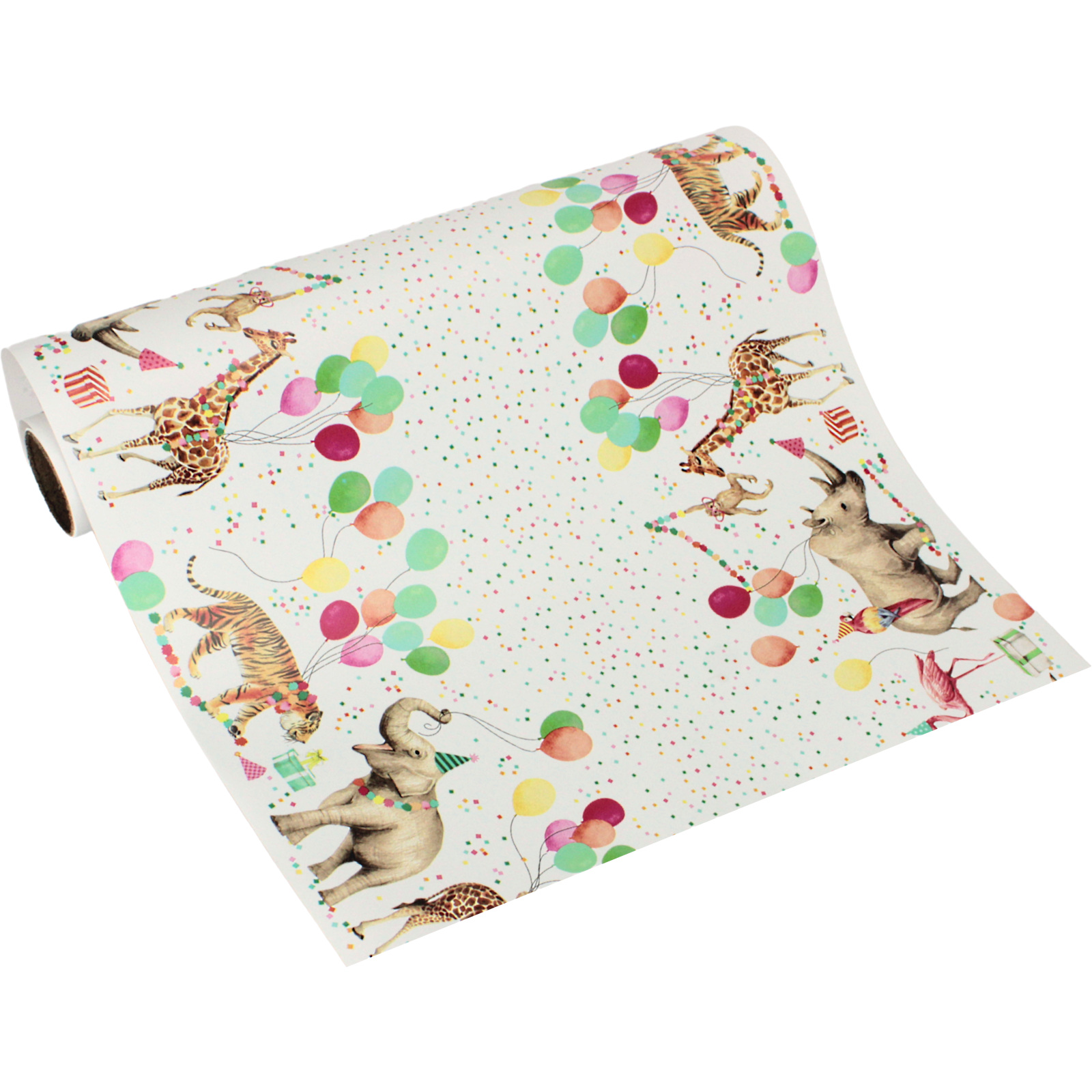 Wild Party Animals Paper Table Runner 1.8m - Discount Party Supplies