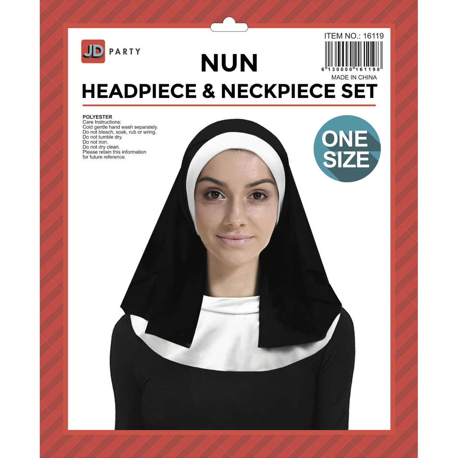 Nun Headpiece And Neckpiece Set | Discount Party Supplies - Discount ...
