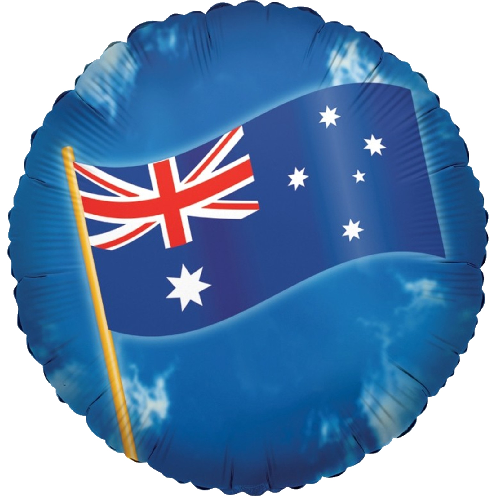 Australian Flag Foil Helium Balloon - Discount Party Supplies