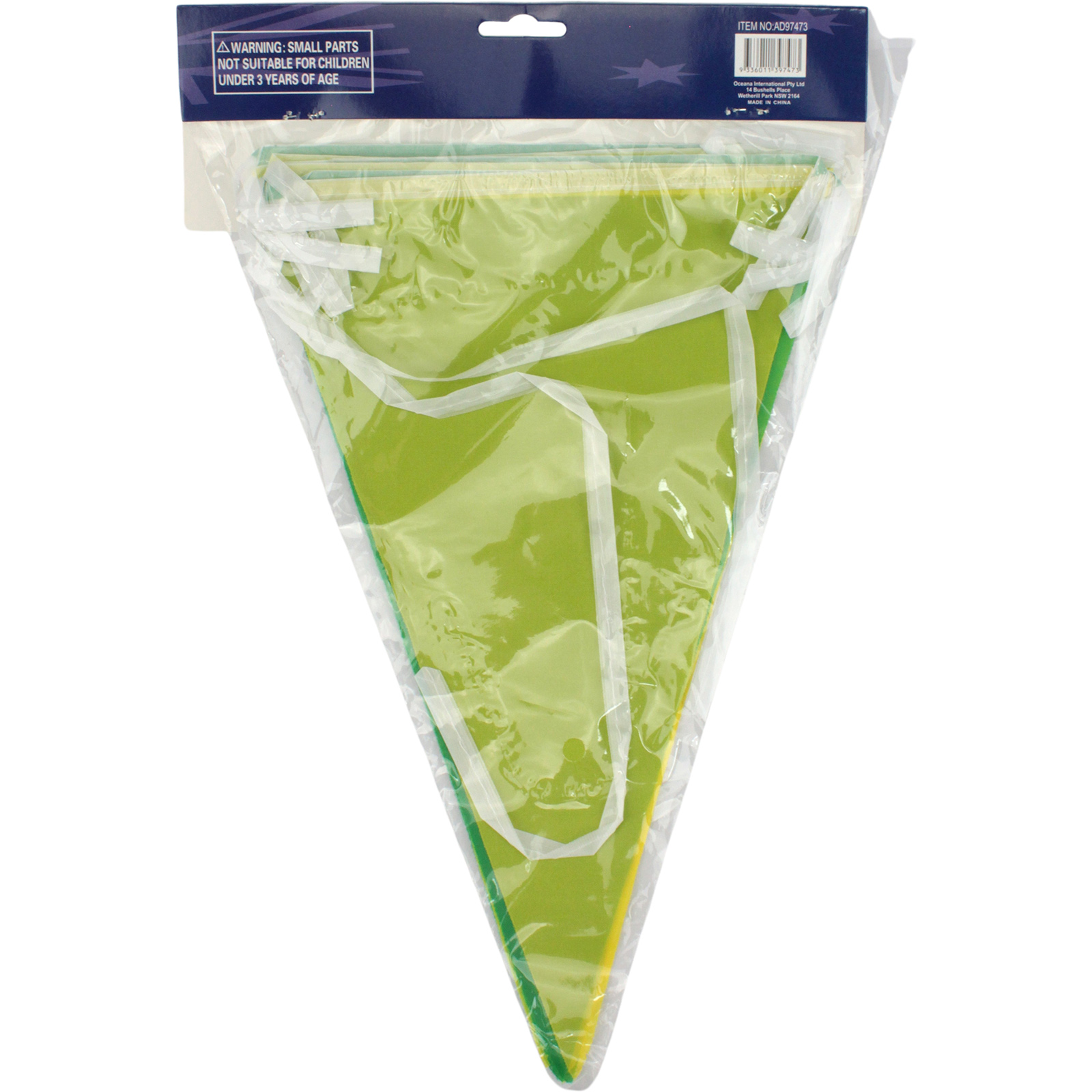 Green and Yellow Flag Banner 5m | Celebrate Australia | Occasion ...