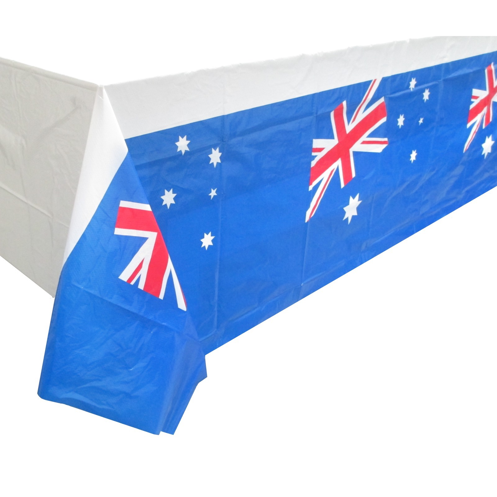 Australian Flag Plastic Tablecloth [AUSTWTC01] - Discount Party Supplies