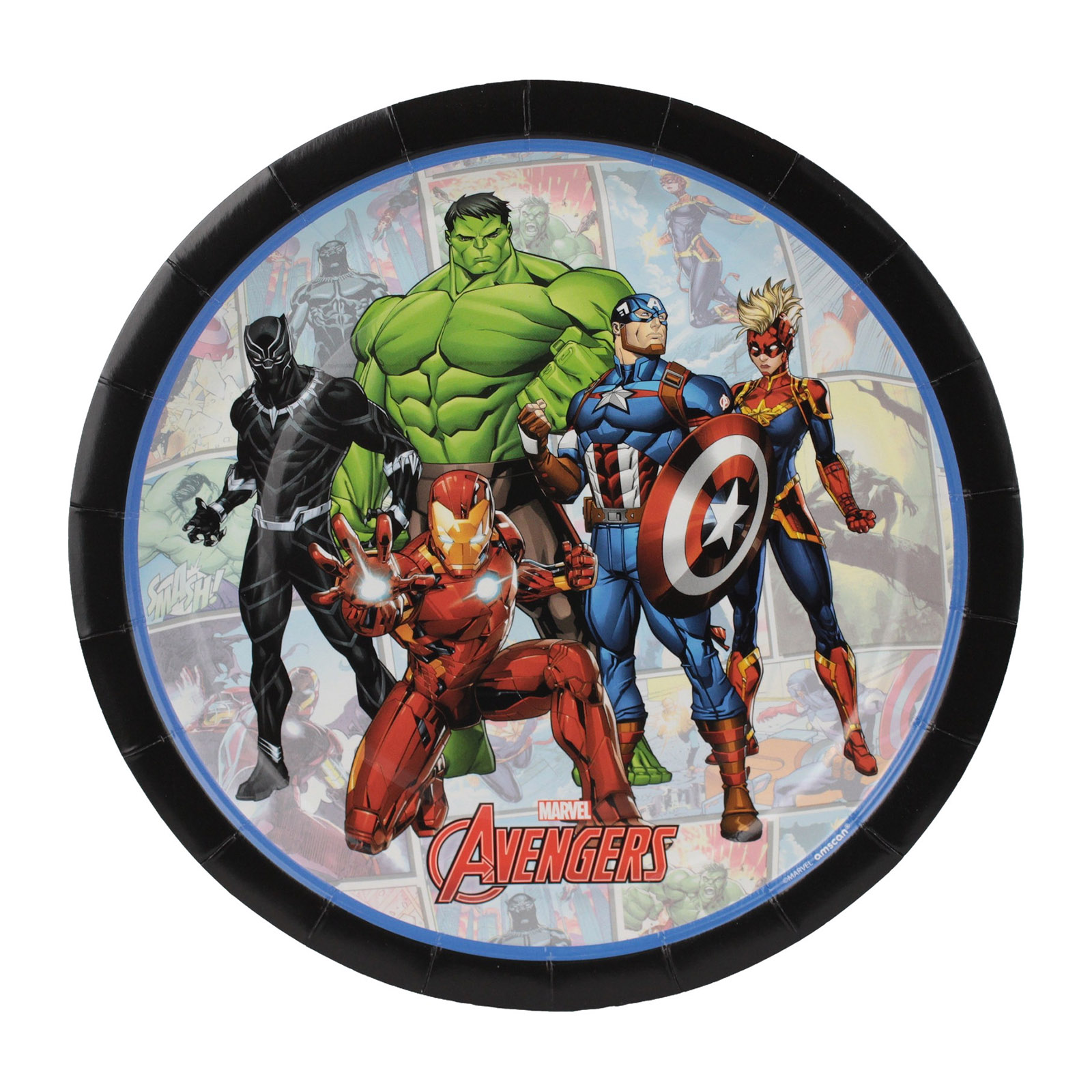 Marvel Avengers Powers Unite Small Paper Plates (Pack of 8) - Discount ...