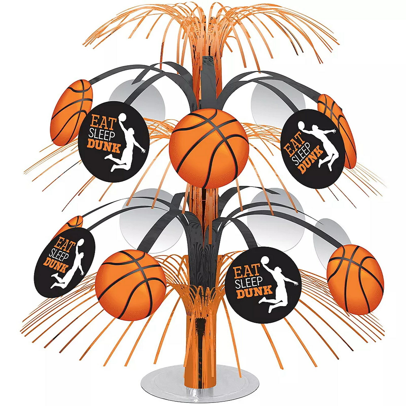 Nothin But Net Basketball Cascade Centrepiece - Discount Party Supplies