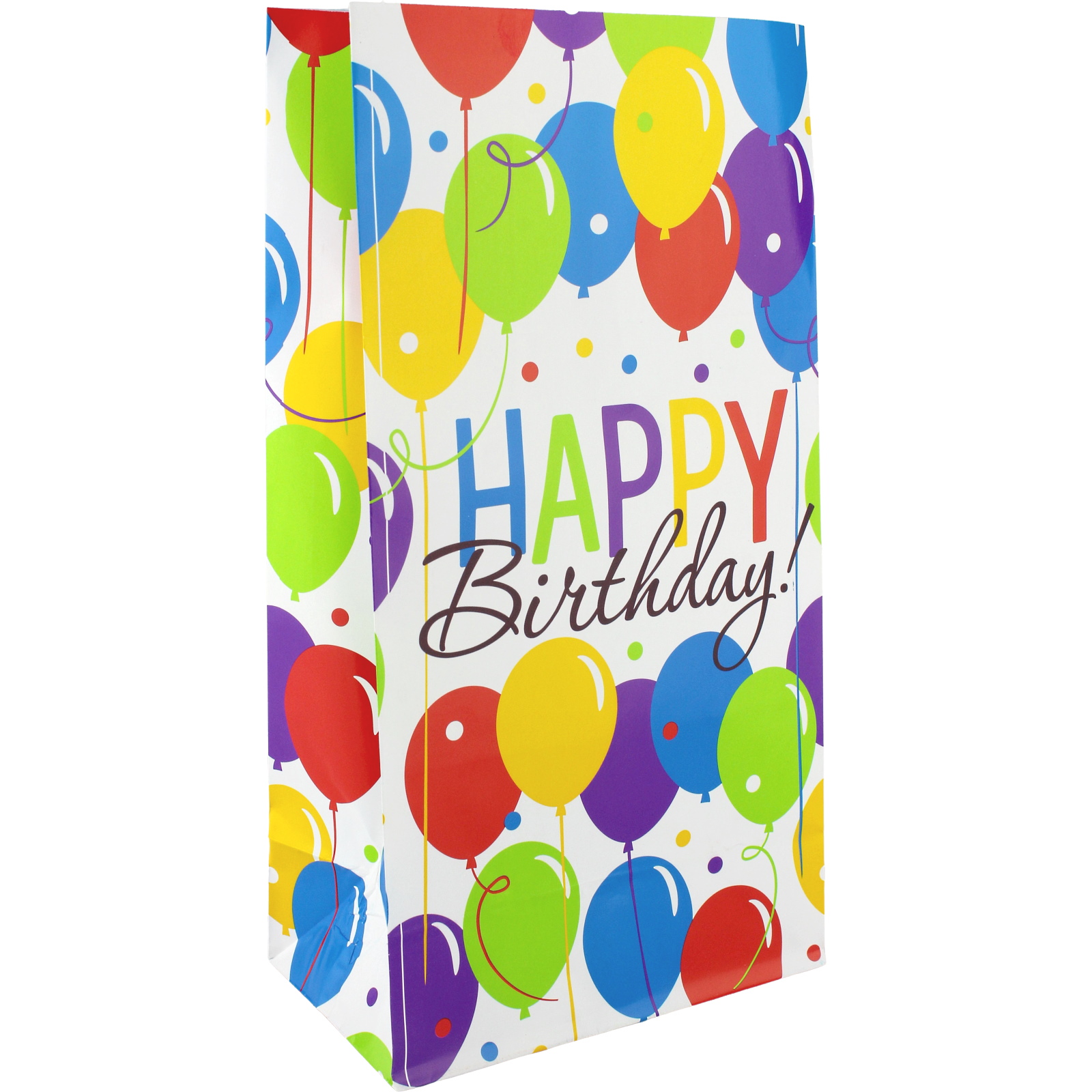 Balloon Bash Paper Favour Bags (Pack of 12) - Discount Party Supplies