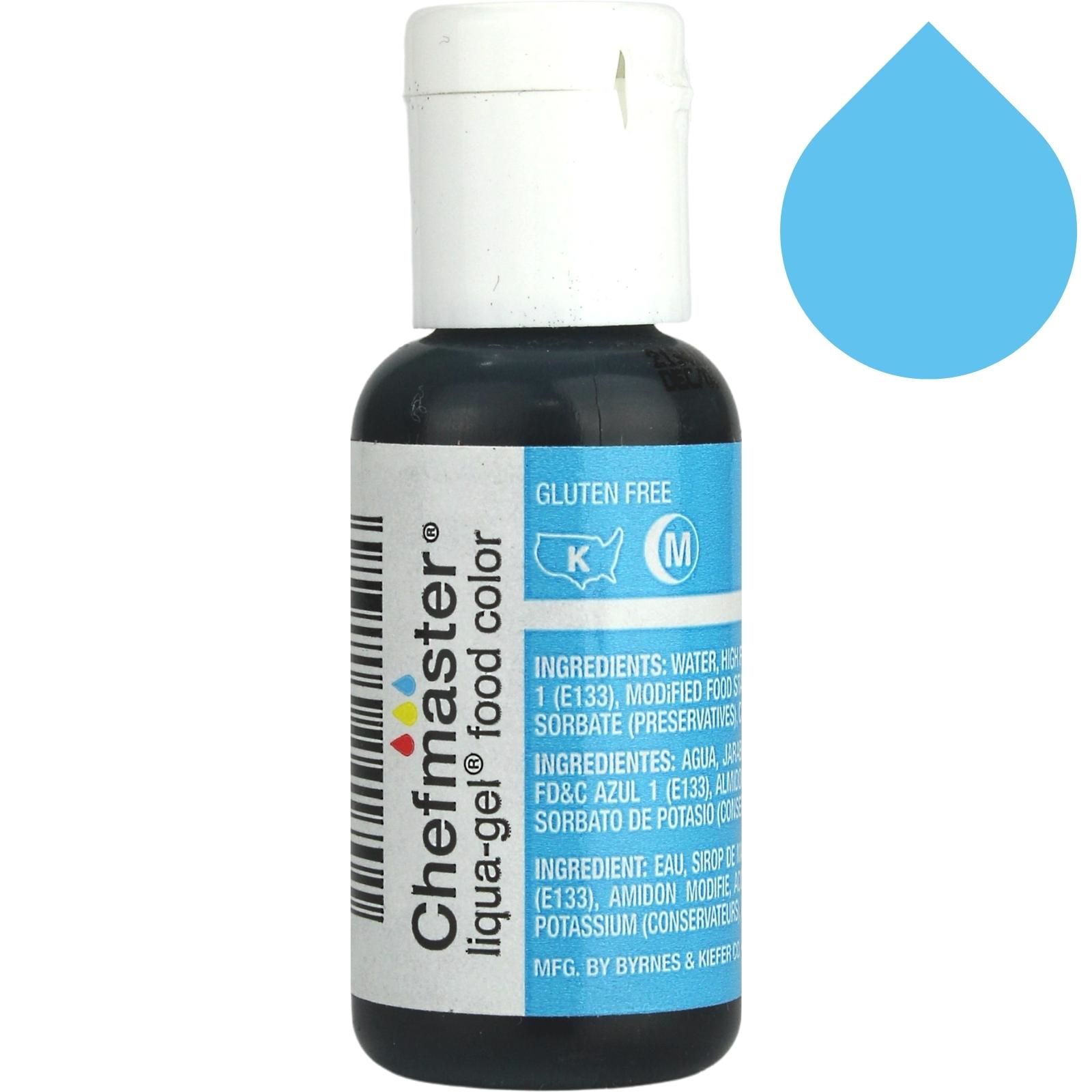 Sky Blue Chefmaster Liqua Gel (20ml) - Discount Party Supplies