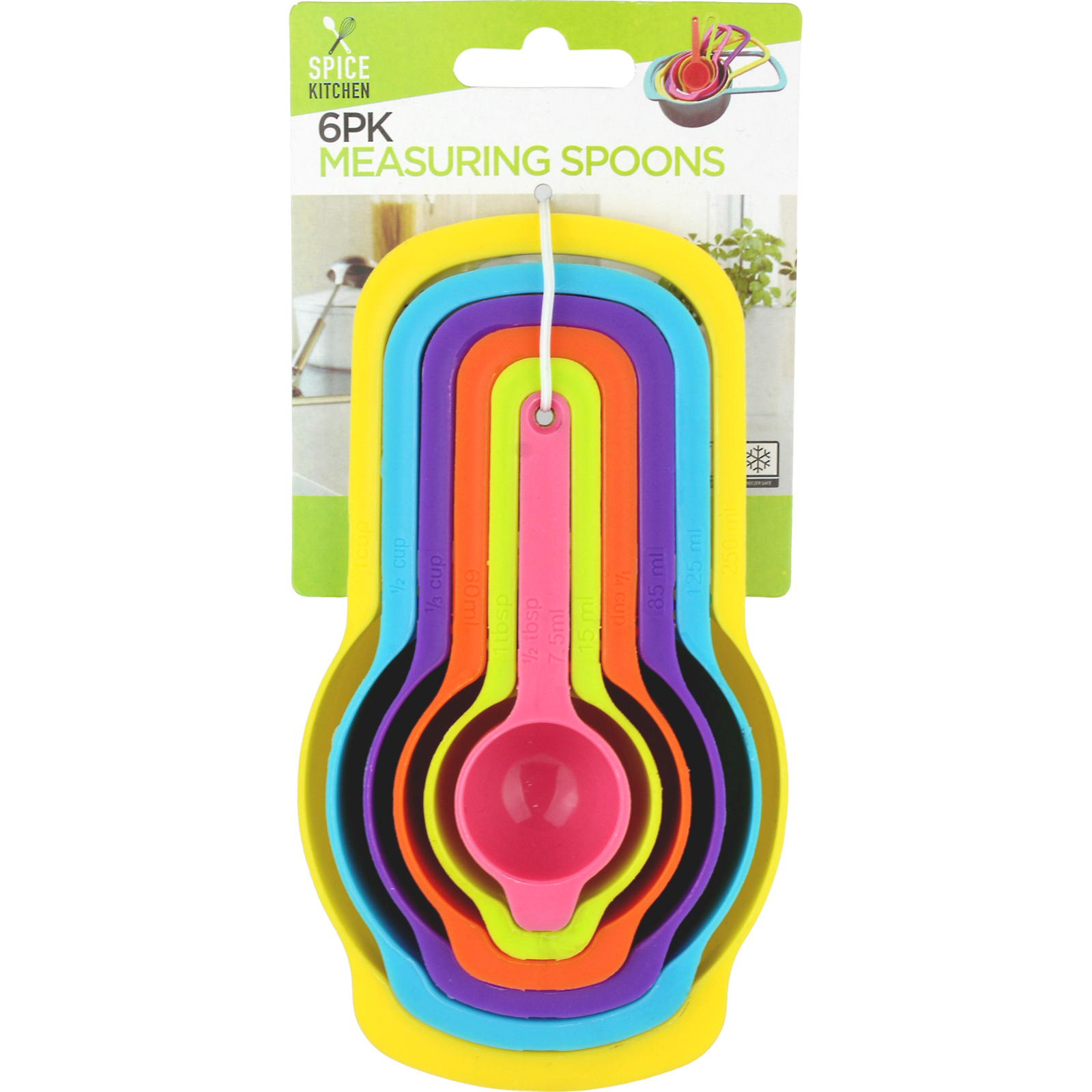 Plastic Nested Measuring Spoons (Set of 6) - Discount Party Supplies