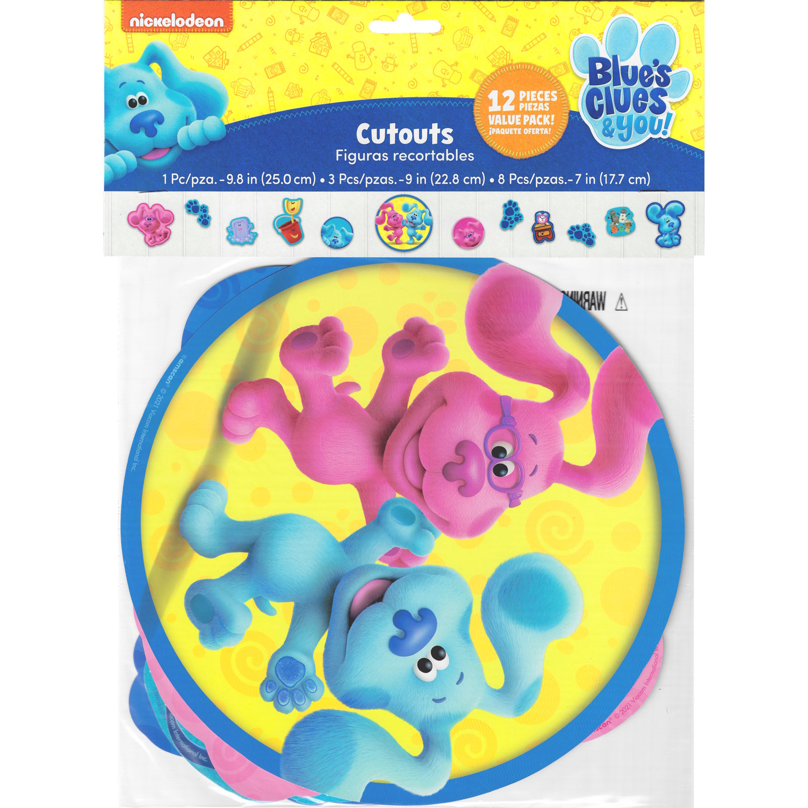 Blue's Clues Cutout Wall Decorations (Pack of 12) | Blue's Clues | Boys ...