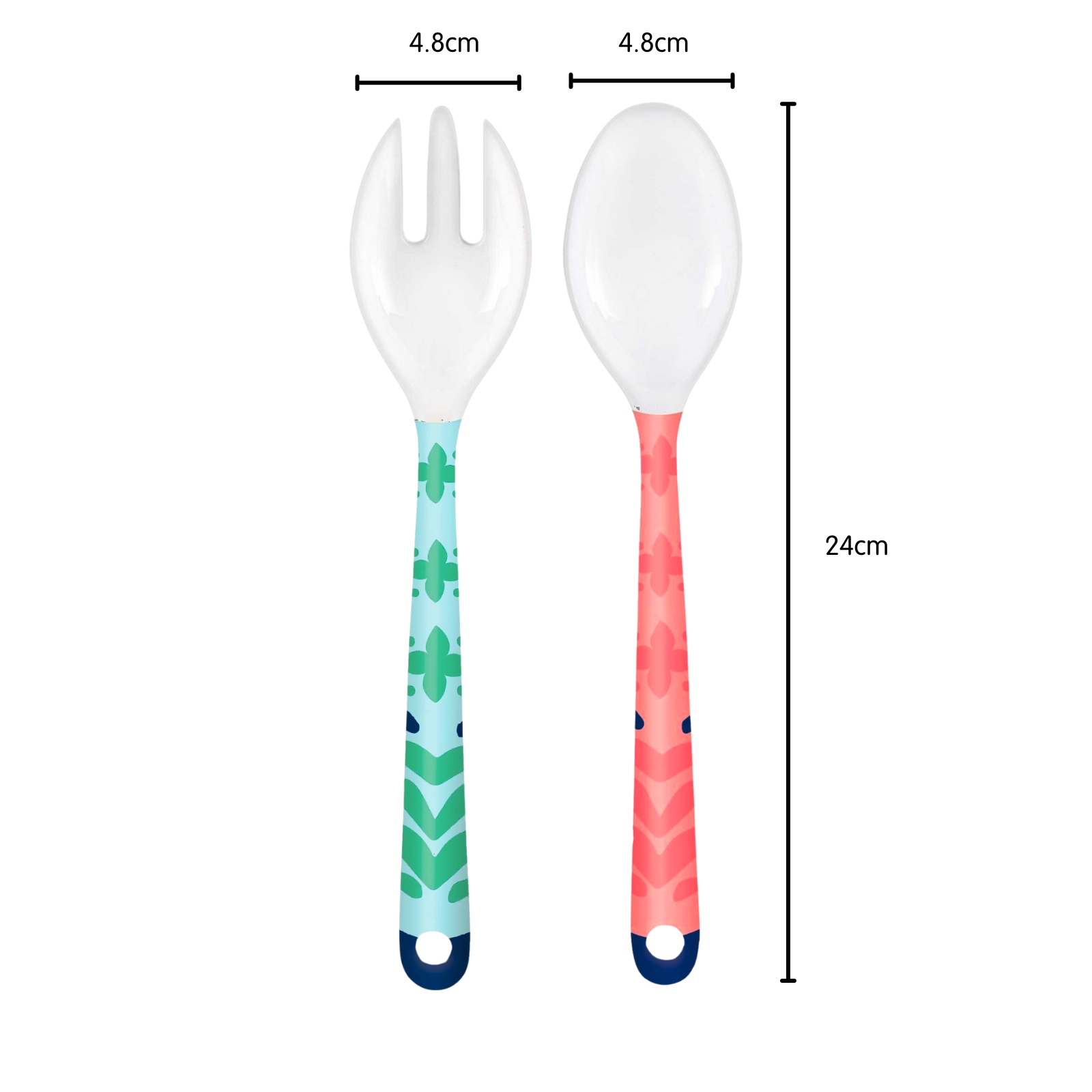 Boho Vibes Melamine Serving Utensils (Set of 2) | Boho Birthday | Girls ...