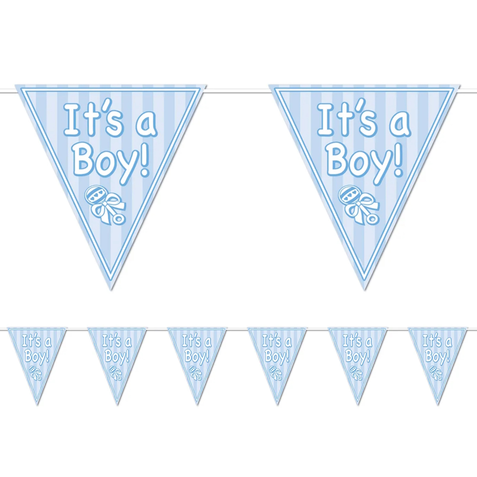 It's a Boy Plastic Flag Banner | Baby Boy | Baby Shower Party Supplies ...