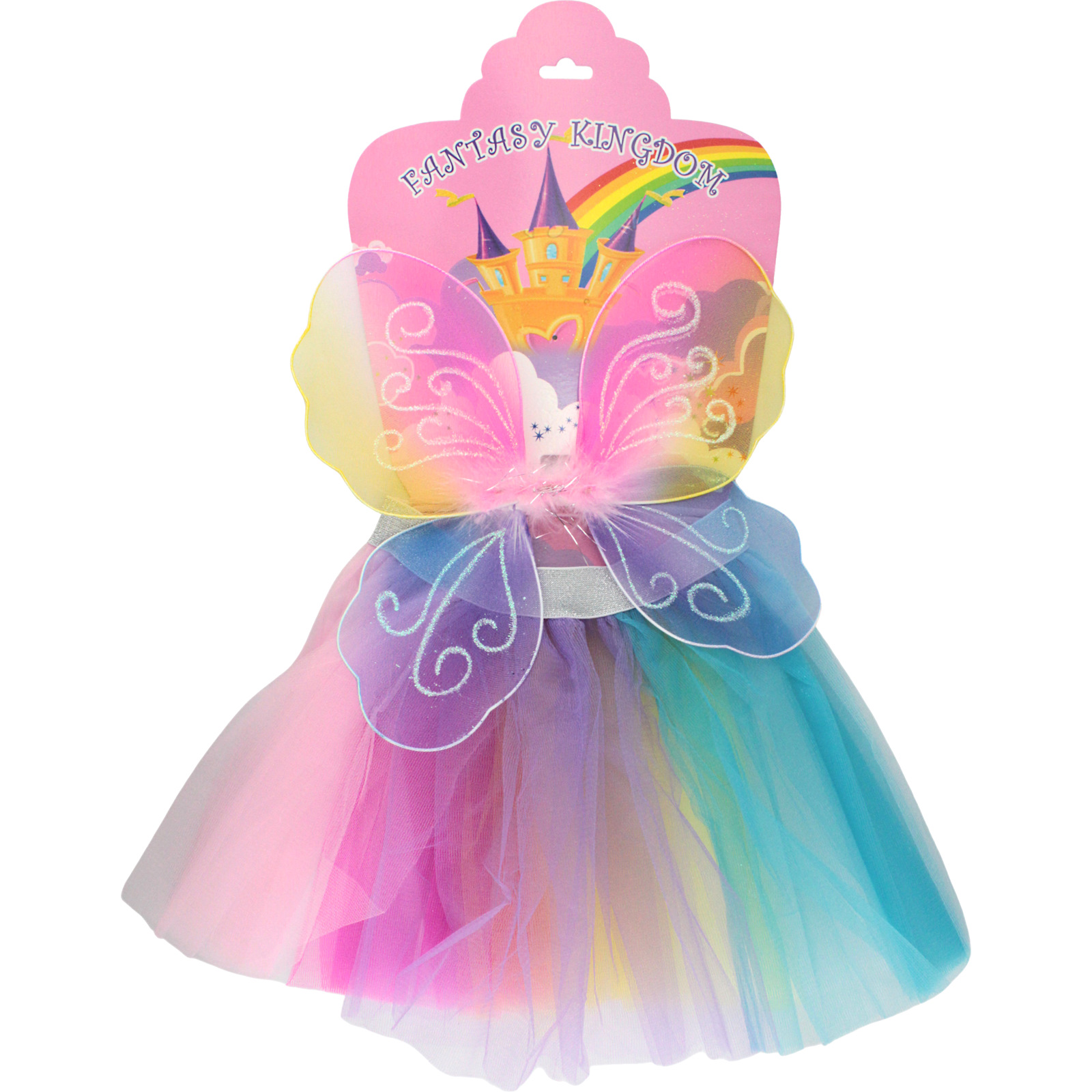 Rainbow Butterfly Wings and Tutu Set | Butterfly | Girls Birthday Party ...