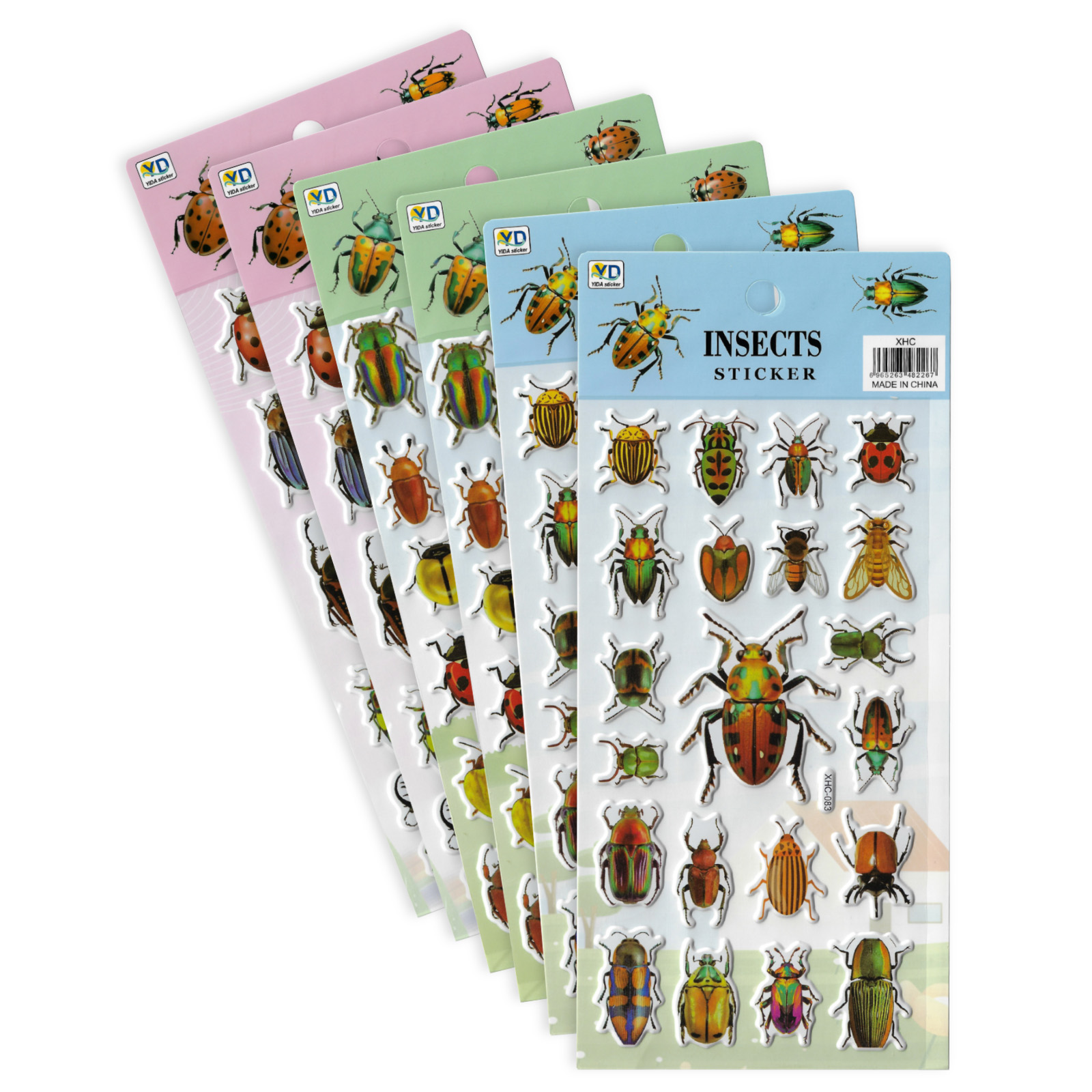 Insect Stickers (6 Sheets) - Discount Party Supplies