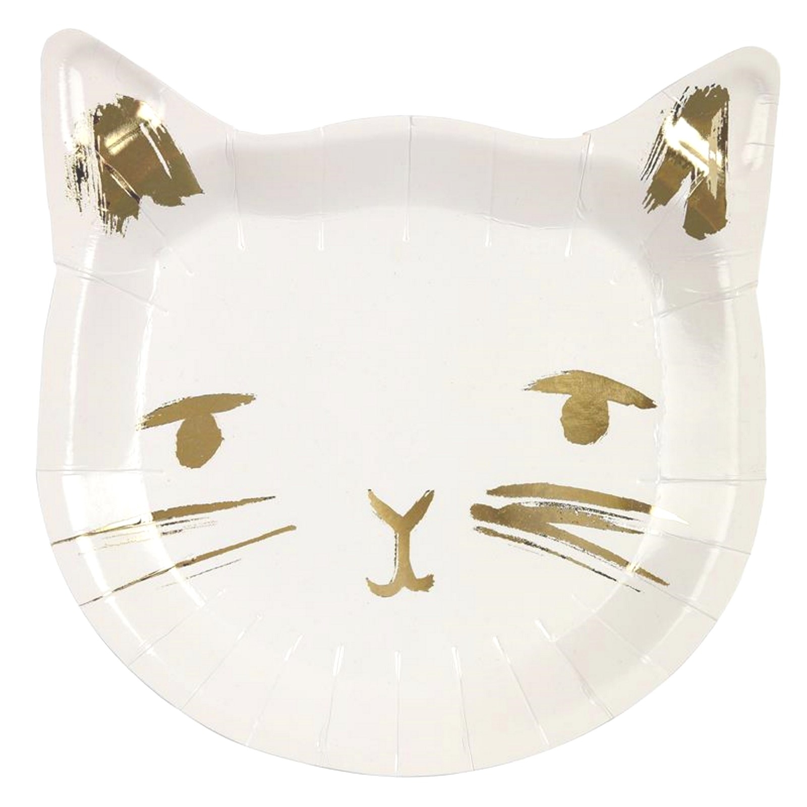 Meri Meri Cat Paper Plates (Pack of 8) - Discount Party Supplies