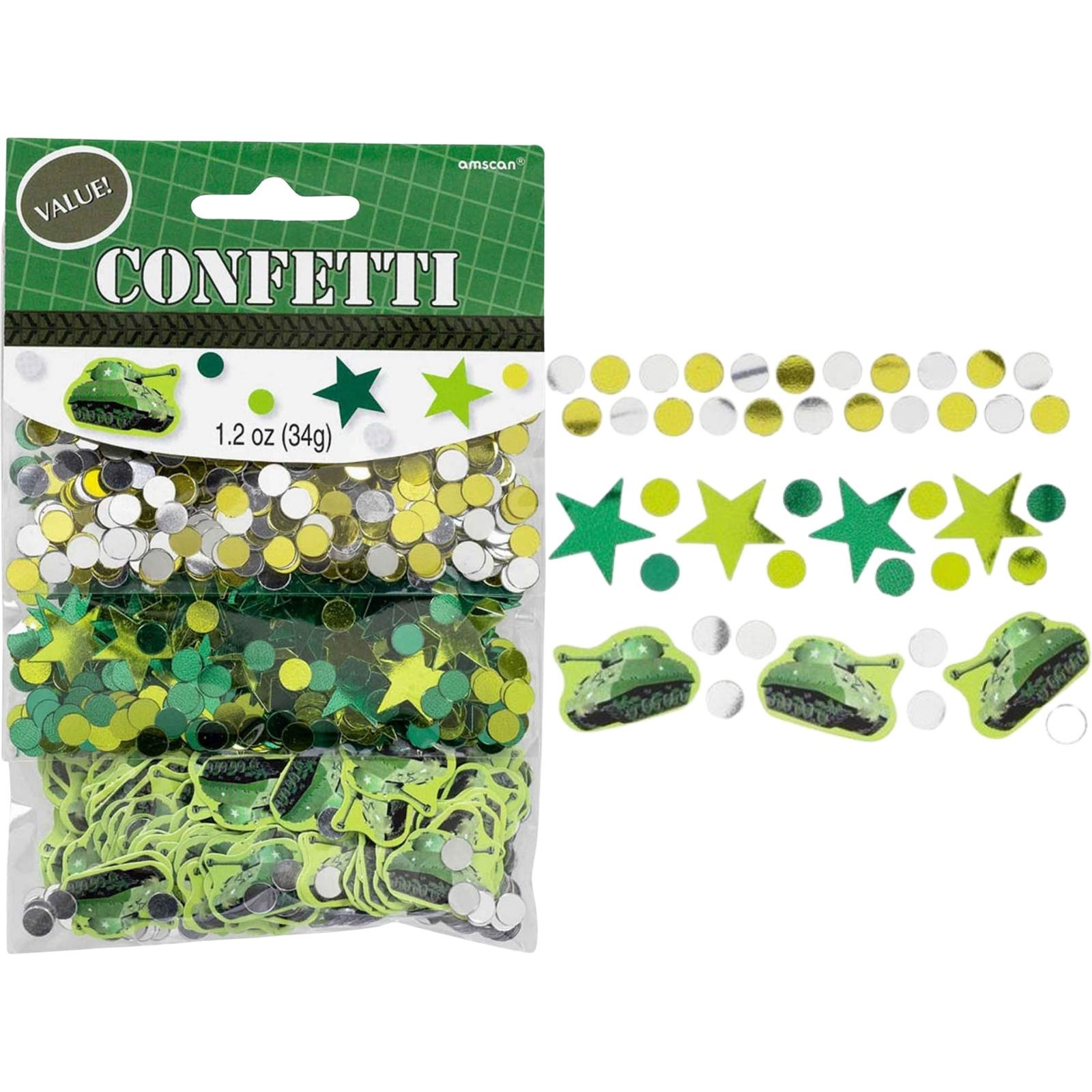 Camouflage Confetti/Table Scatters (34g) - Discount Party Supplies