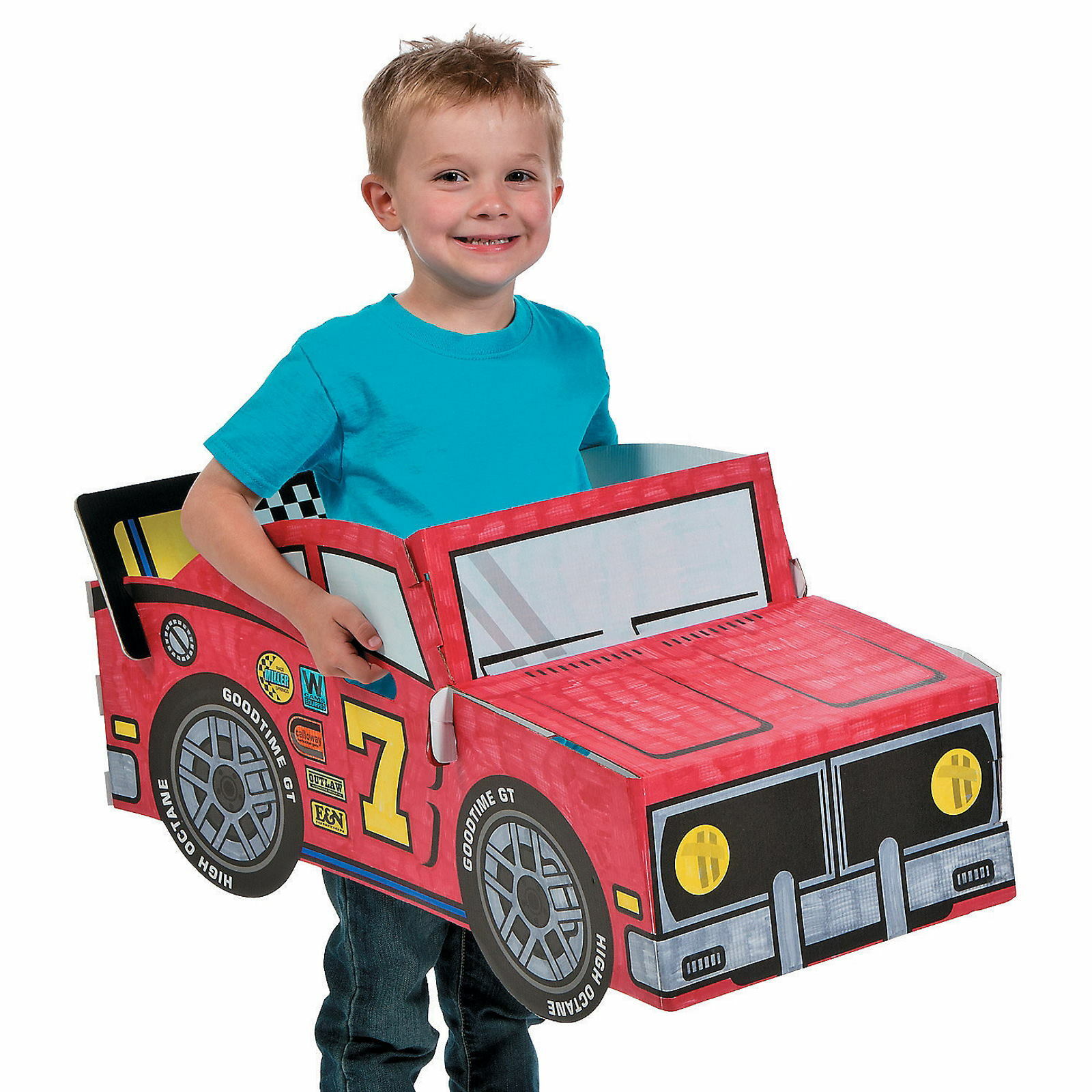 Colour Your Own Racing Car Box | Cars | Boys Birthday Party Supplies ...