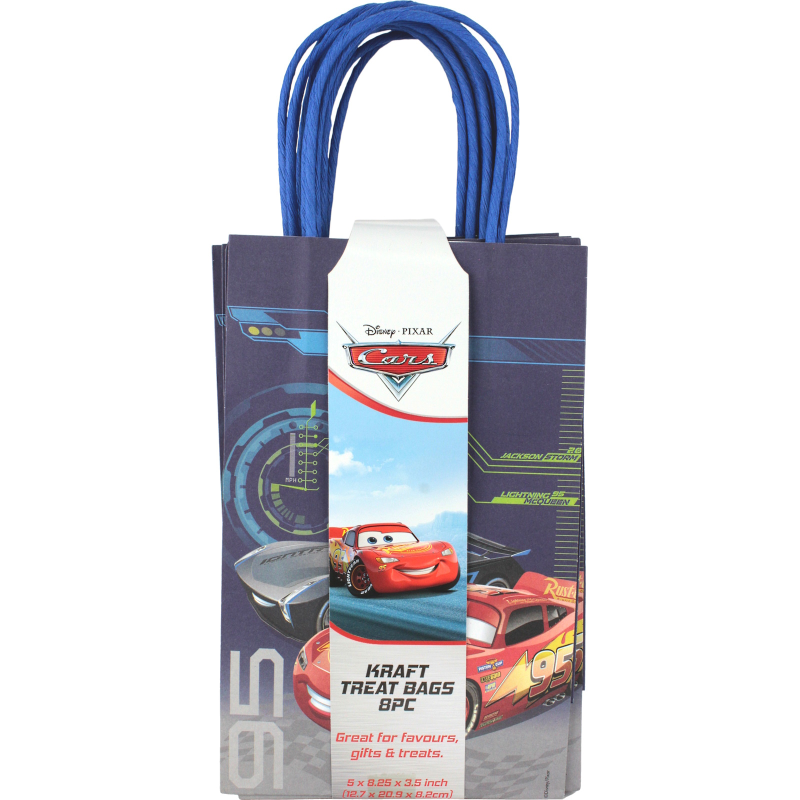 Cars 3 Paper Gift Bags (Pack of 8) | Cars Party Supplies | Boys ...