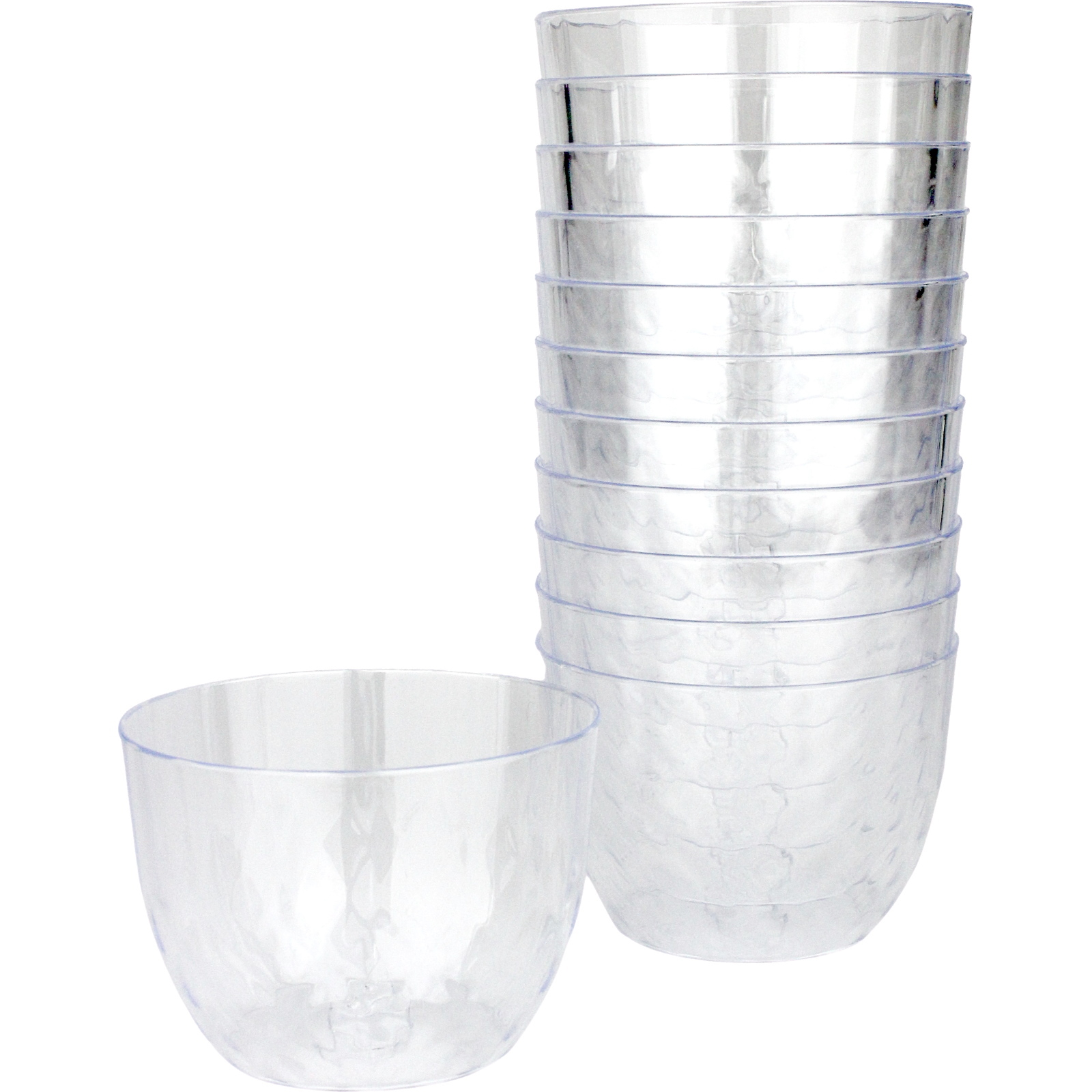 Mini Plastic Diamond Pattern Dessert Cups 5.7cm (Pack of 12) - Discount ...