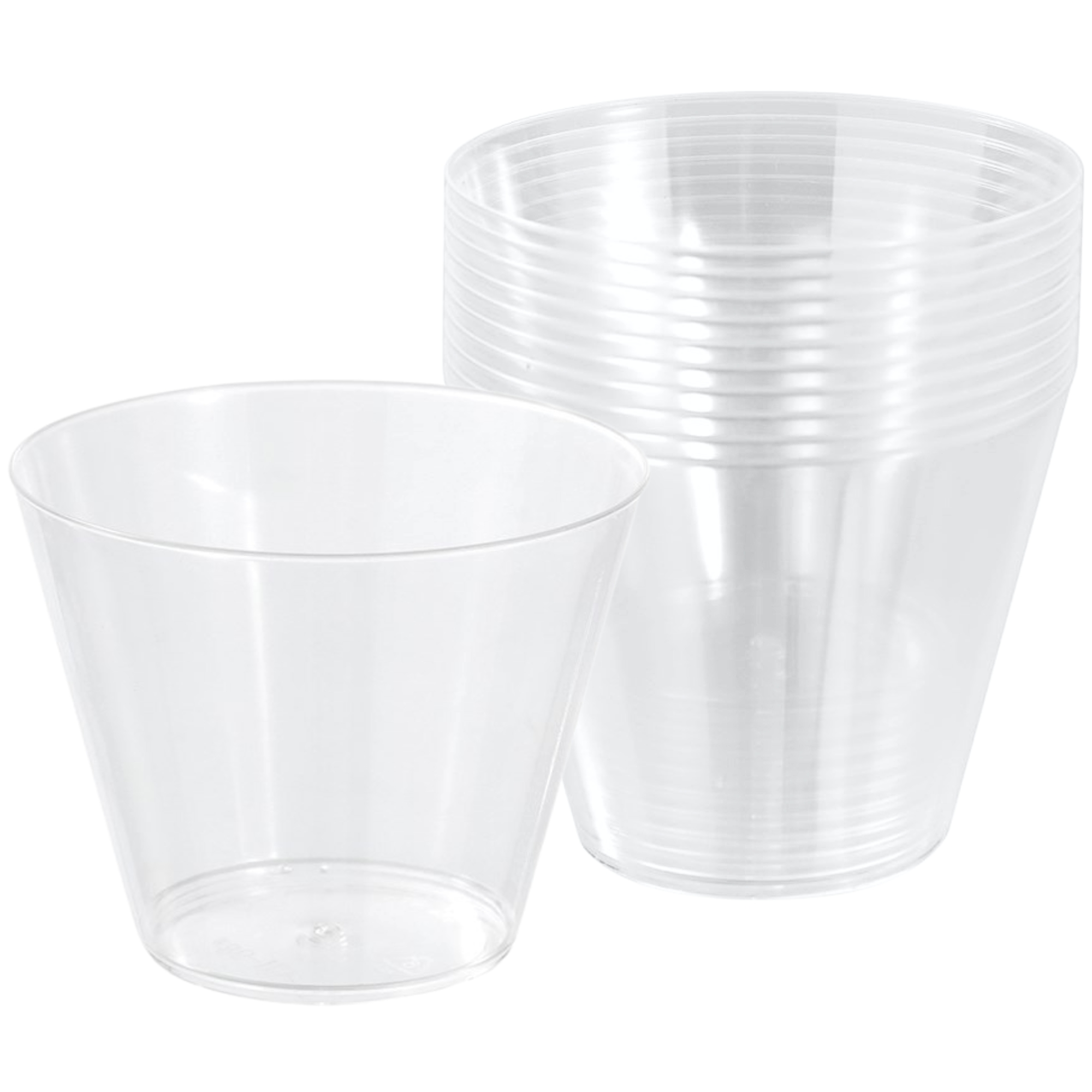 Lemon & Lime Round Dessert Cups 300ml (Pack of 10) - Discount Party ...