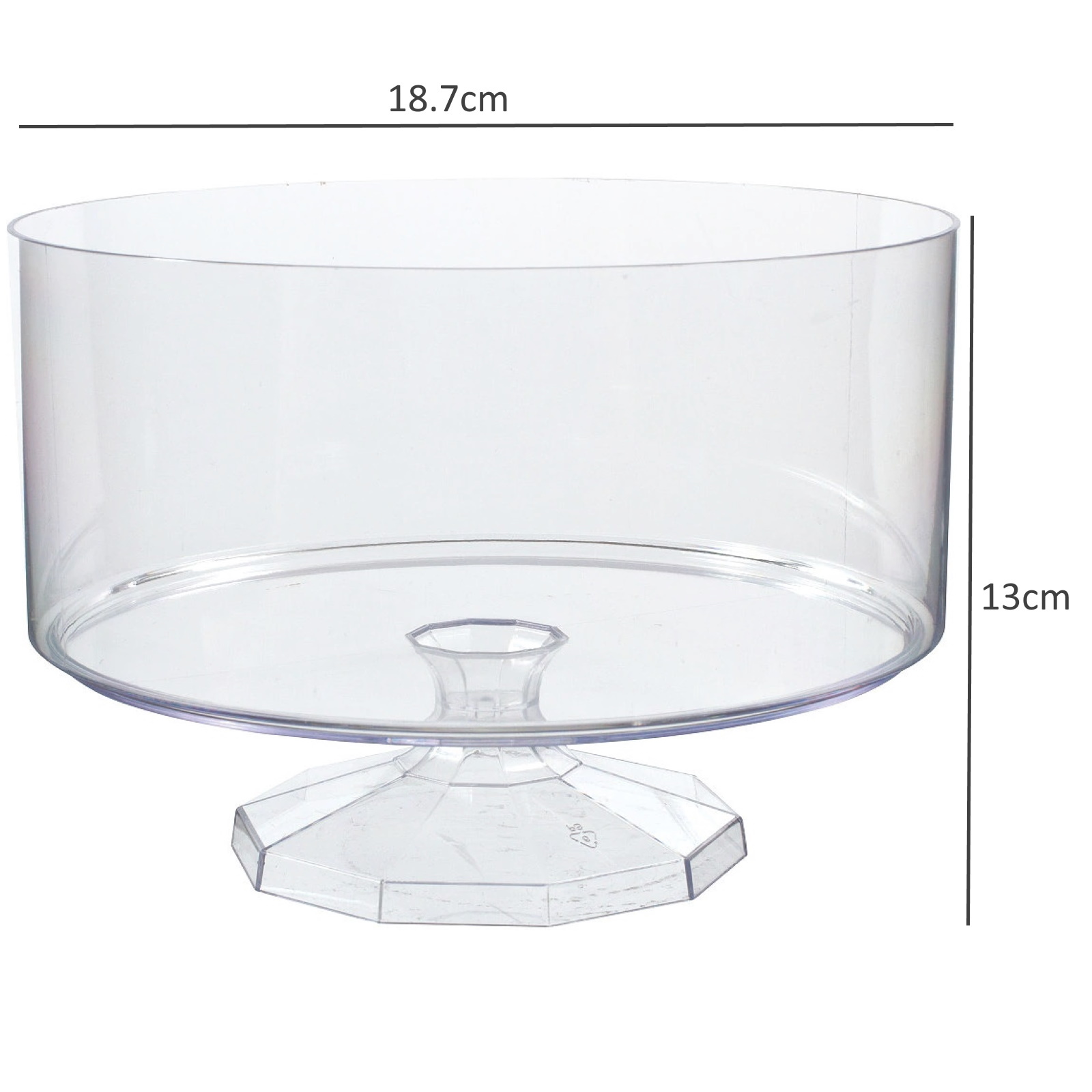 18.7cm Plastic Trifle Container | Storage and Containers | Catering ...
