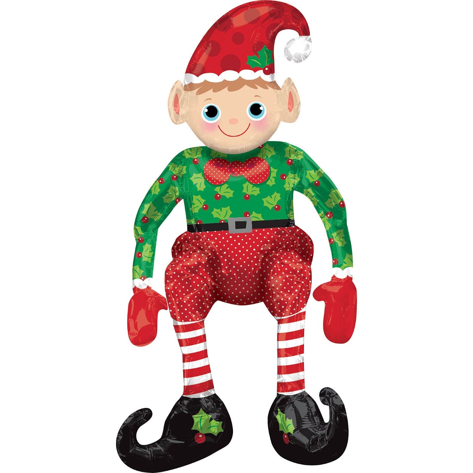 Sitting Elf Air Fill Balloon - Discount Party Supplies