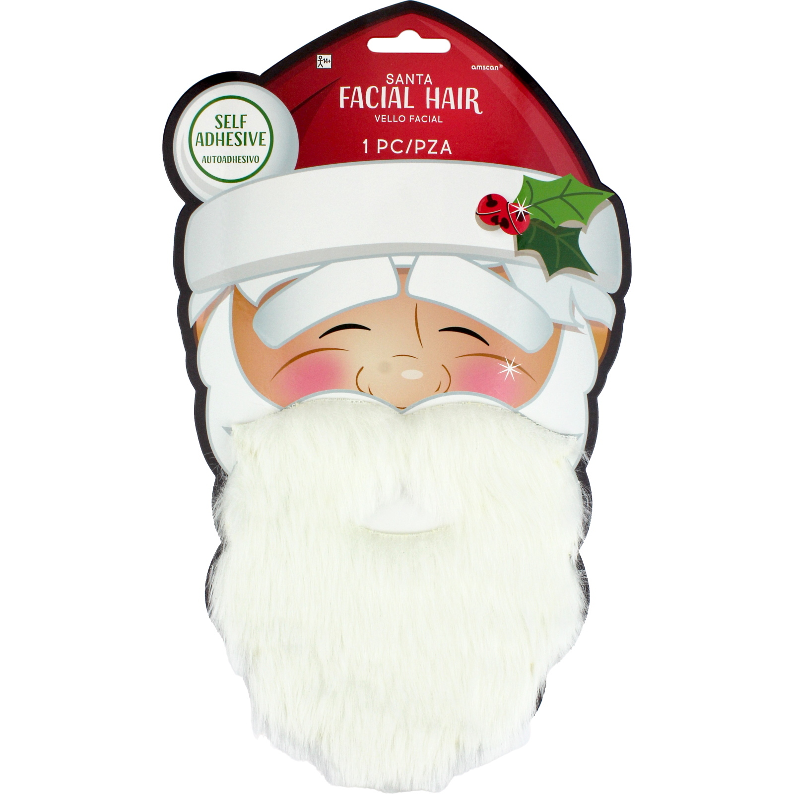 Santa Beard and Moustache Set - Discount Party Supplies