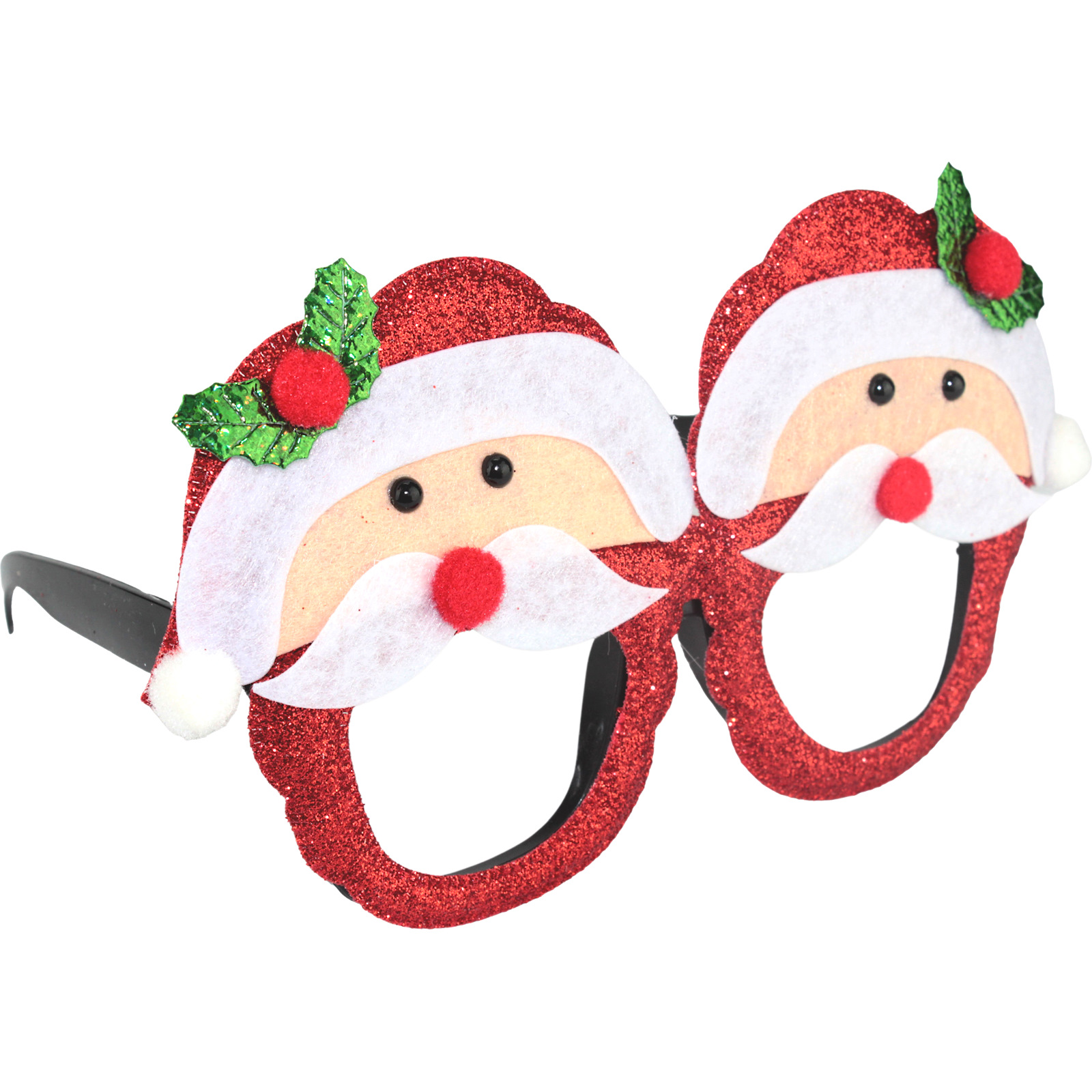 Glitter Santa Novelty Christmas Glasses | Christmas | Occasion & Event ...