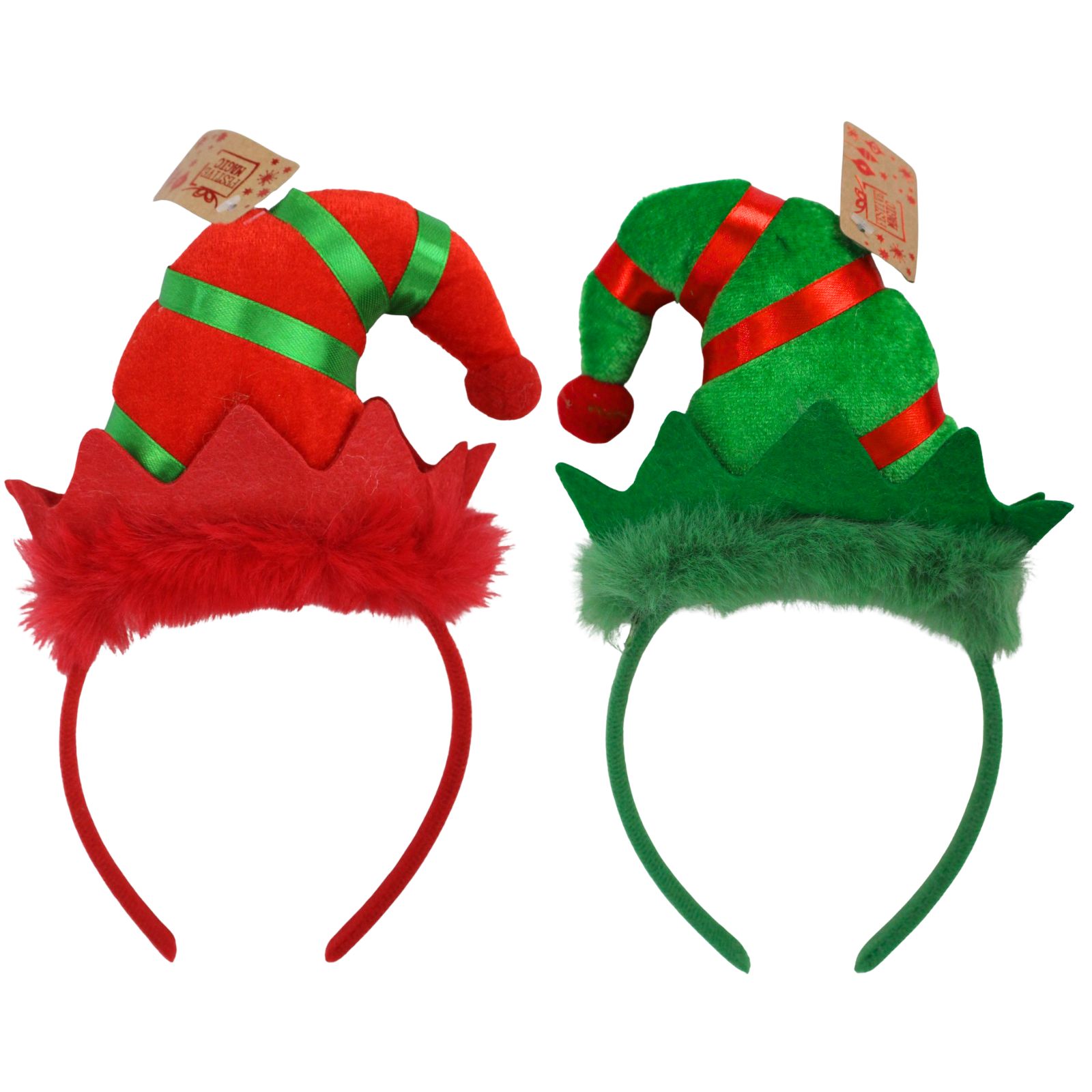 Elf Hat Headband (1 Only) - Discount Party Supplies