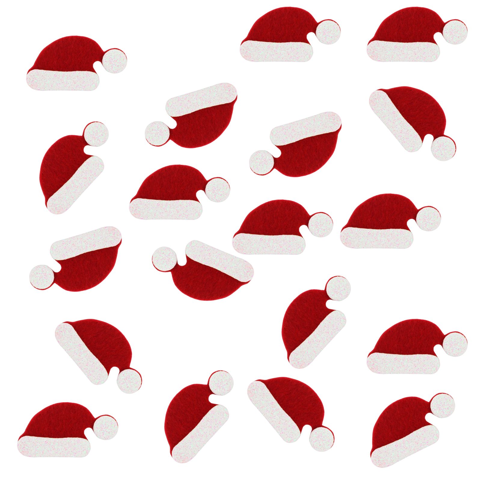Santa Hat Stickers (Pack of 45) - Discount Party Supplies