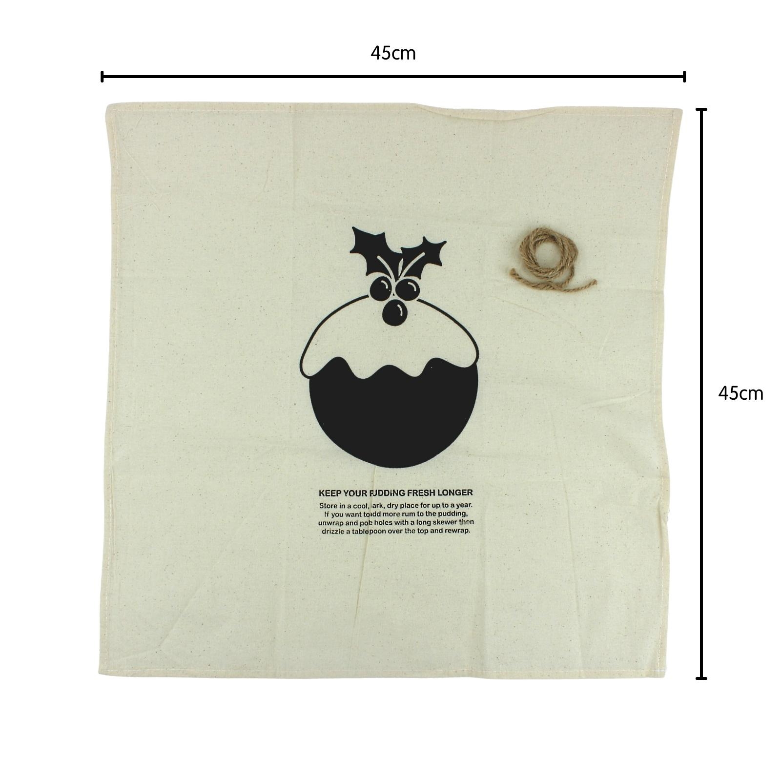 Christmas Pudding Cotton Cloth with Tie | Christmas | Occasion & Event ...
