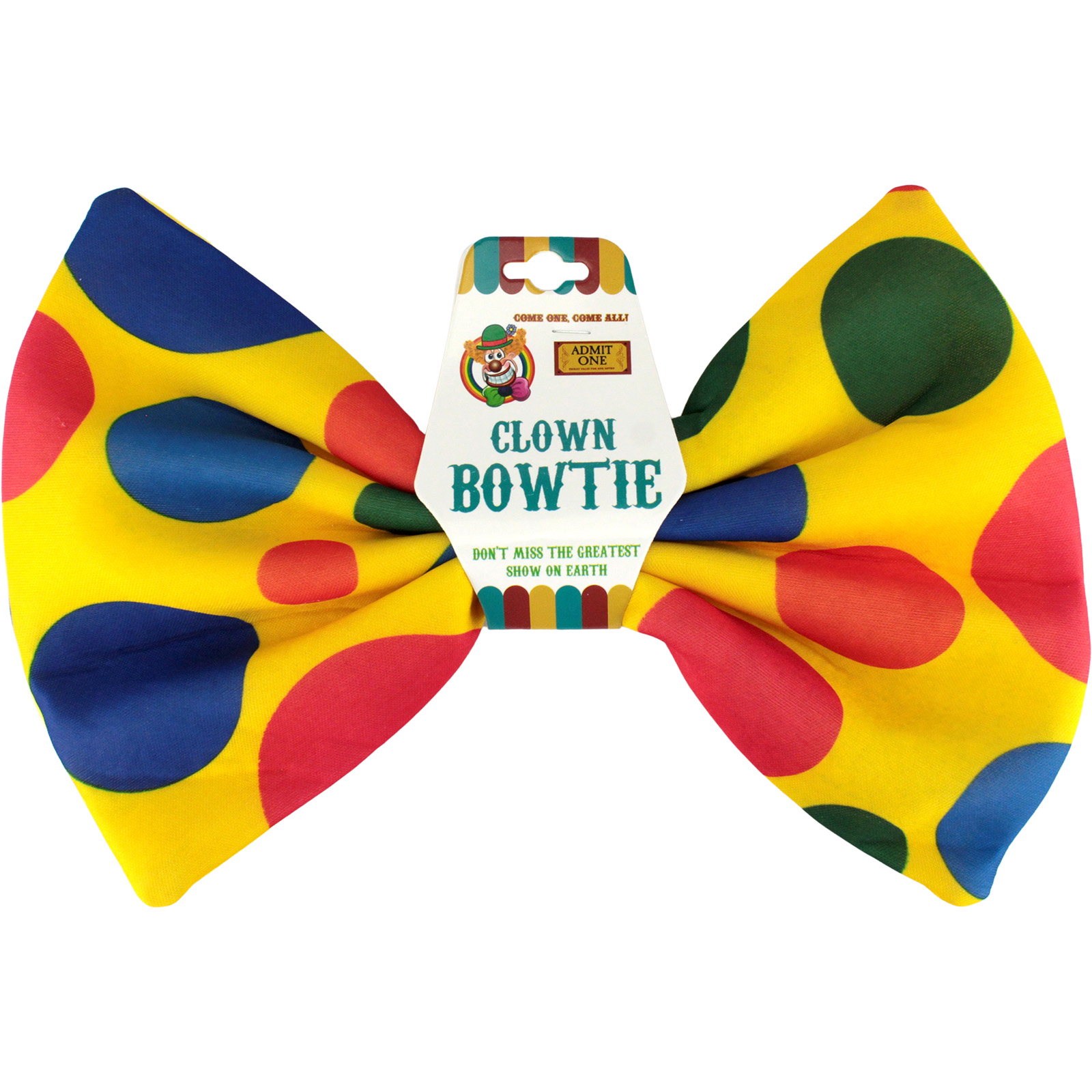 Jumbo Clown Bow Tie | Circus & Carnival Party Supplies | Boys and Girls ...