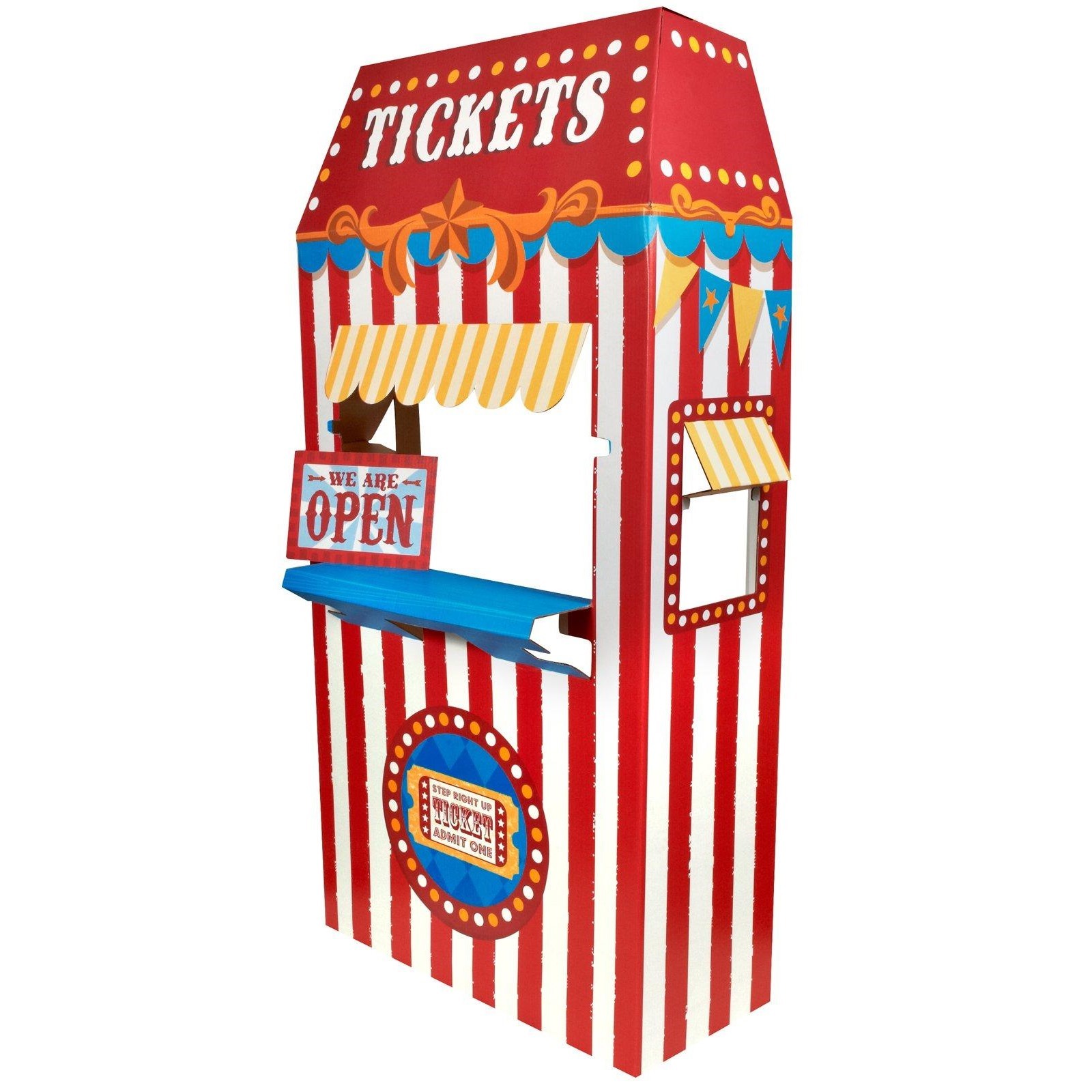 Circus Ticket Booth Stand *DAMAGED* - Discount Party Supplies