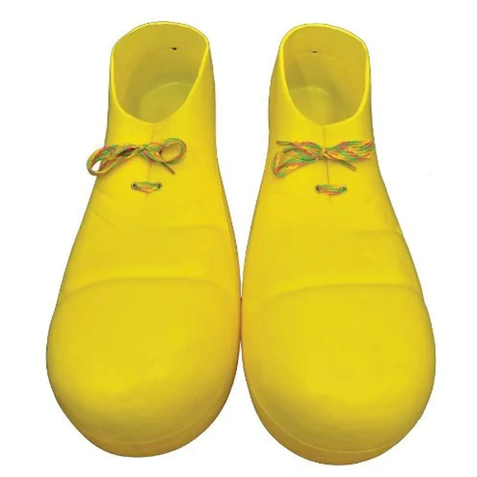 Yellow Plastic Clown Adult Shoes - Discount Party Supplies