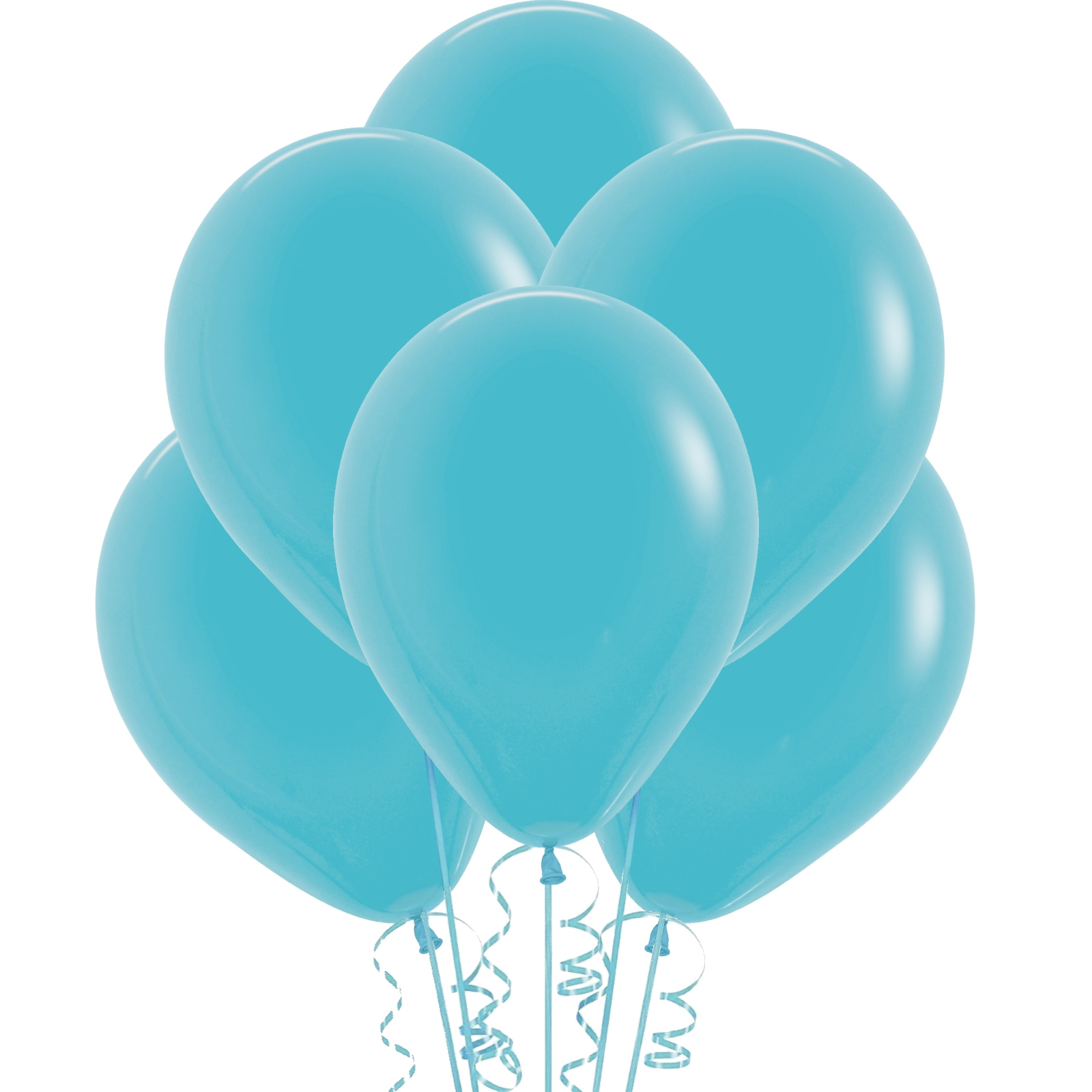 Sempertex Fashion Caribbean Blue Latex 30cm Balloons (Pack of 25 ...