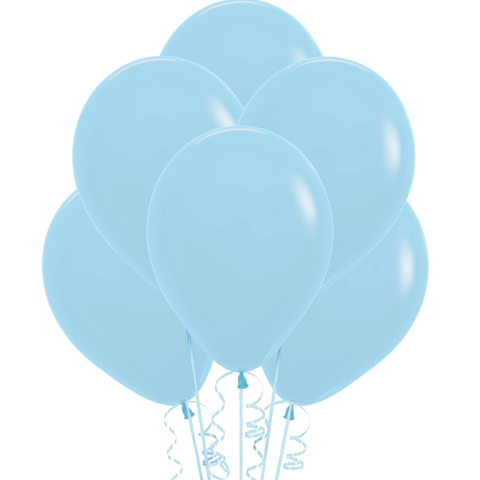 Sempertex Pastel Matte Blue Latex 30cm Balloons (Pack of 25) - Discount ...