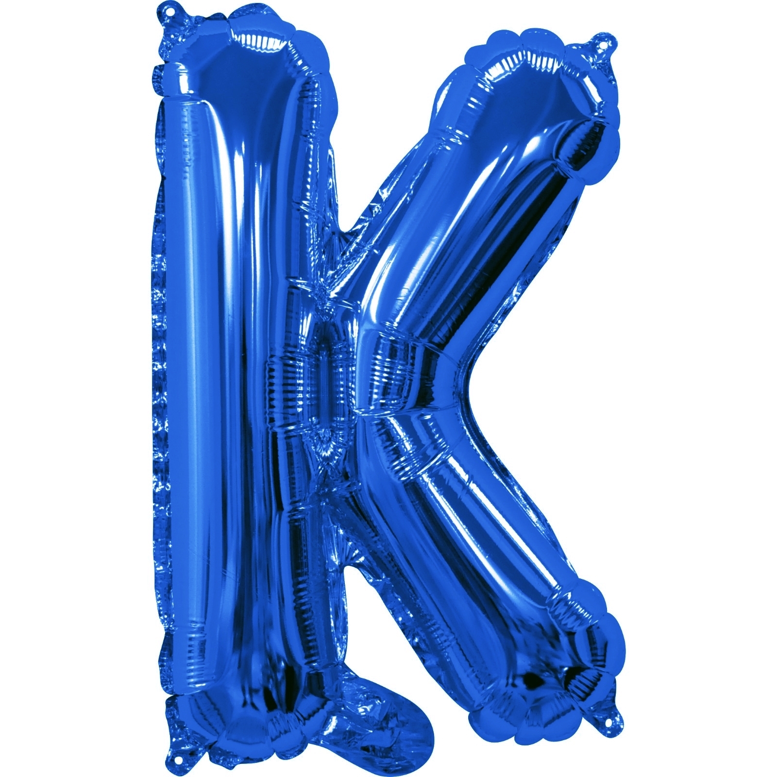 Blue Letter K Foil Air Fill Balloon 35cm - Discount Party Supplies