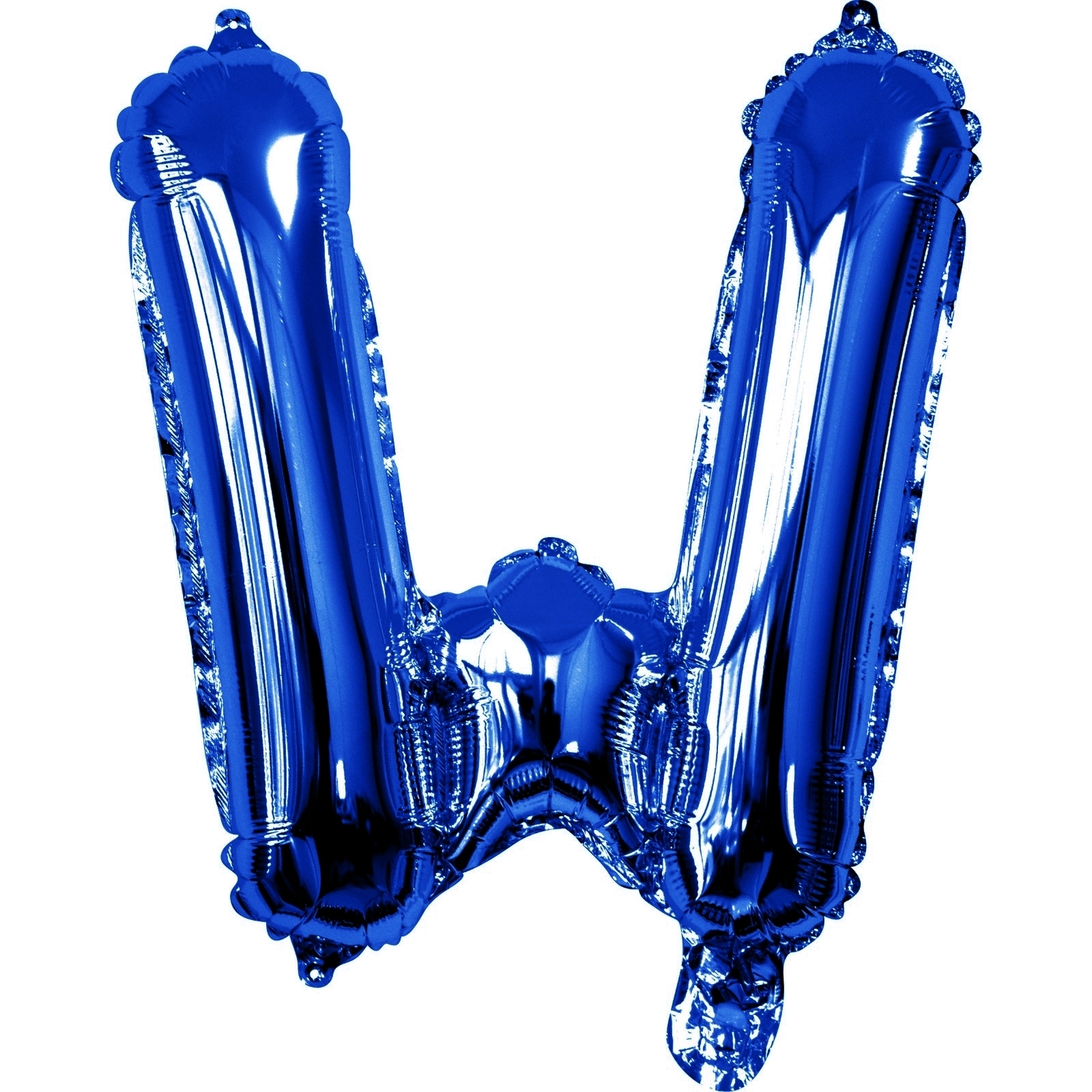 Blue Letter W Foil Air Fill Balloon 35cm - Discount Party Supplies