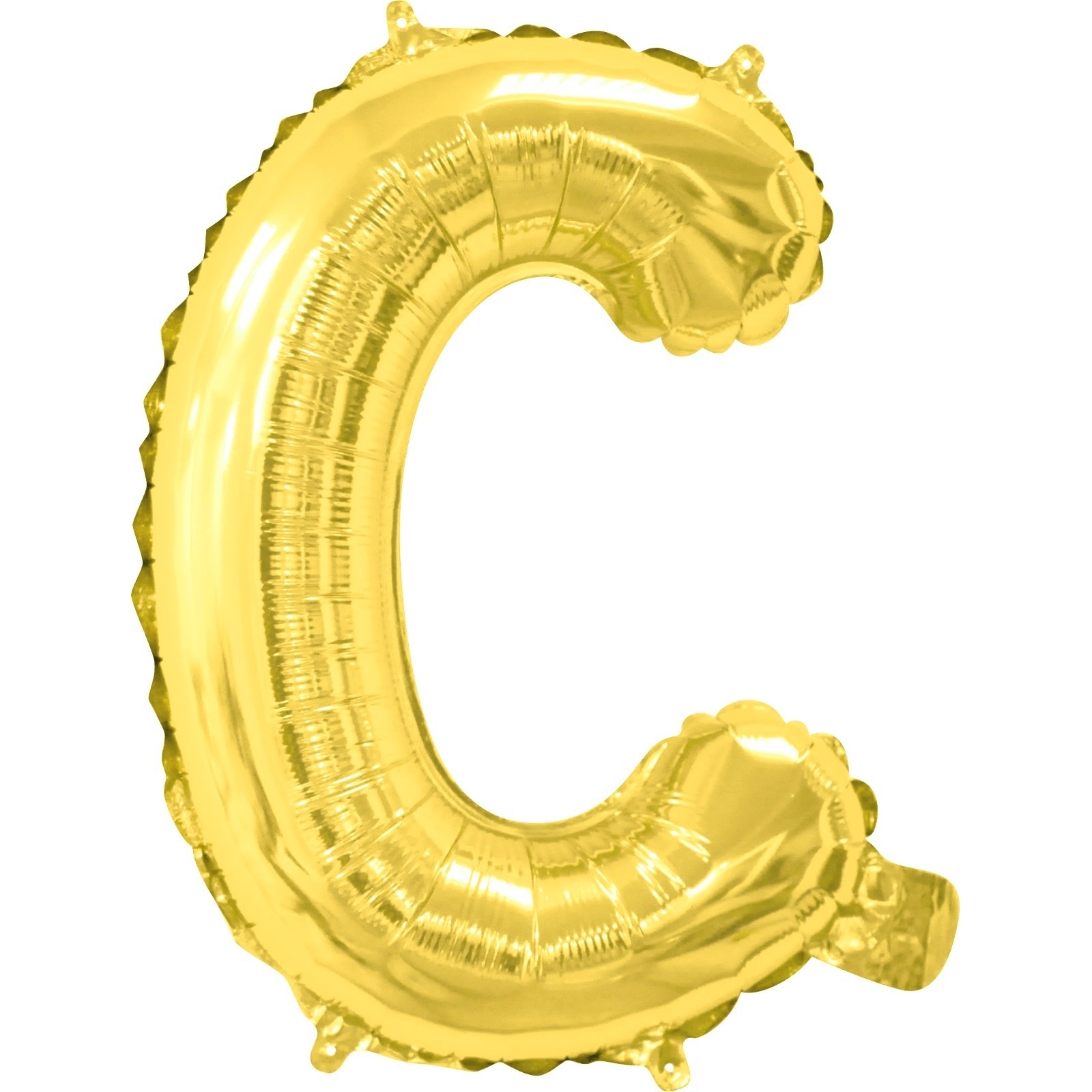 Gold Letter C Foil Air Fill Balloon 35cm - Discount Party Supplies