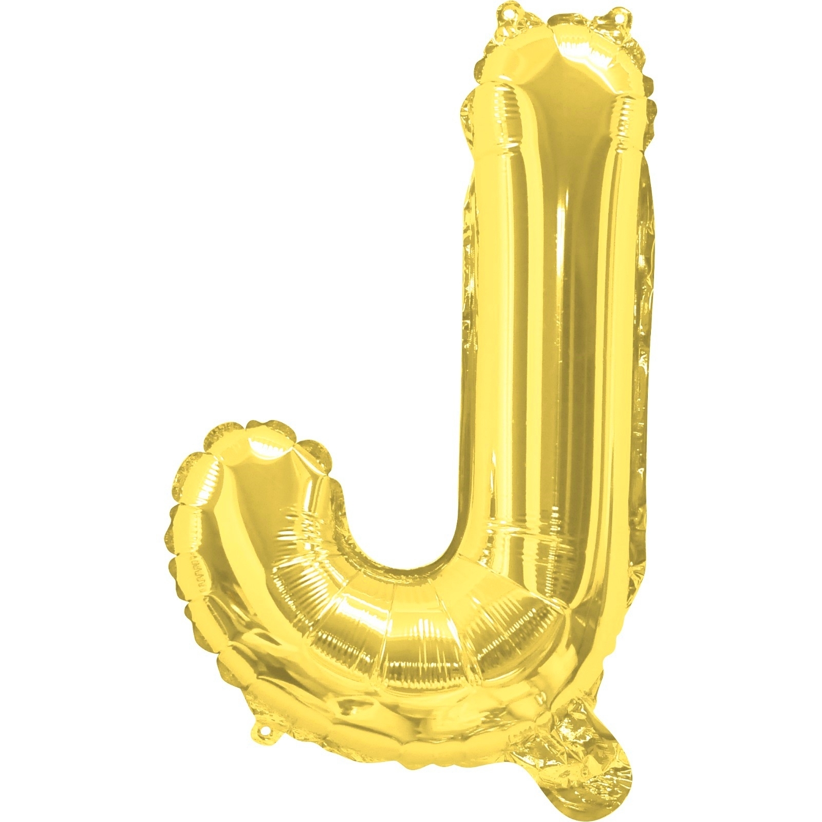 Gold Letter J Foil Air Fill Balloon 35cm - Discount Party Supplies