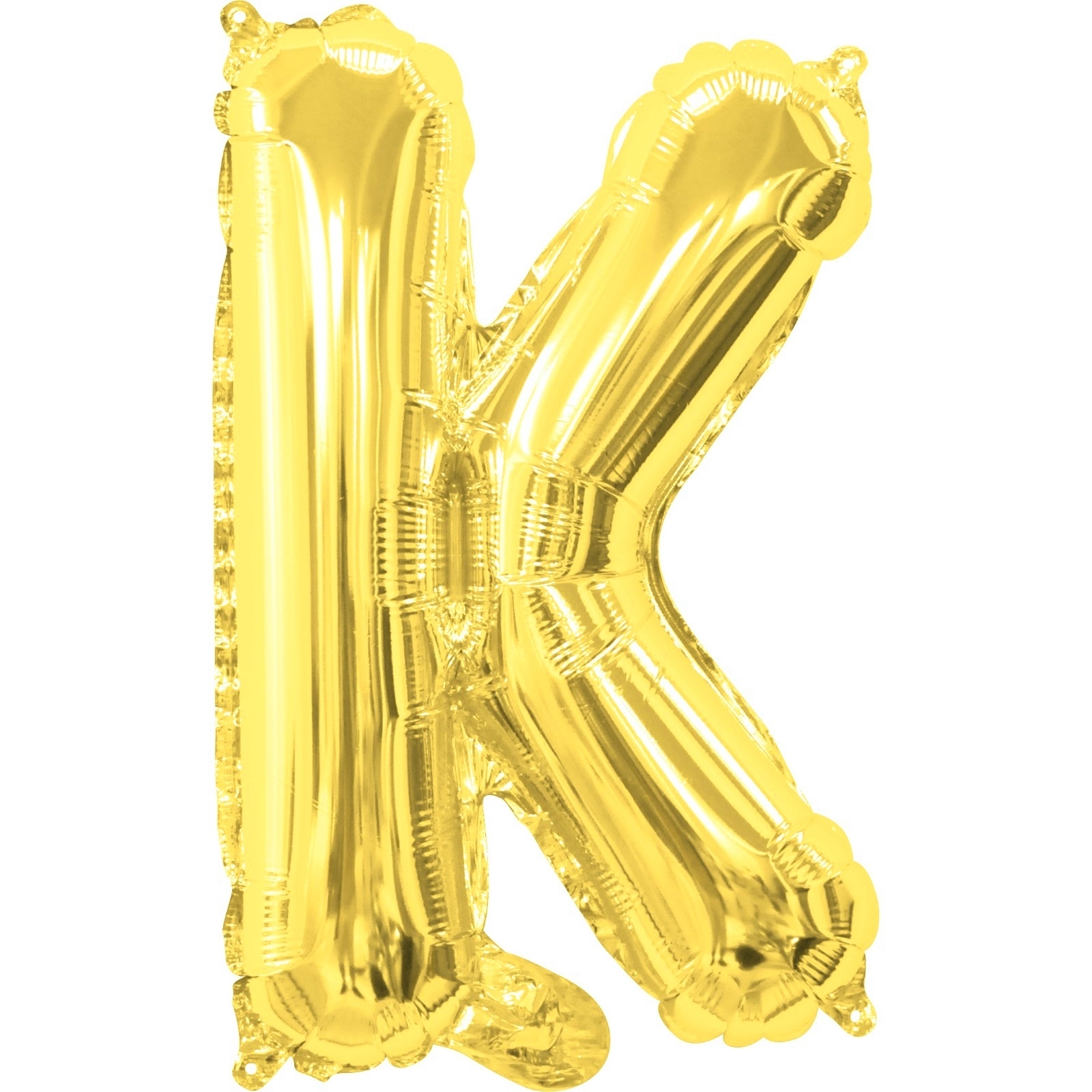 Gold Letter K Foil Air Fill Balloon 35cm - Discount Party Supplies
