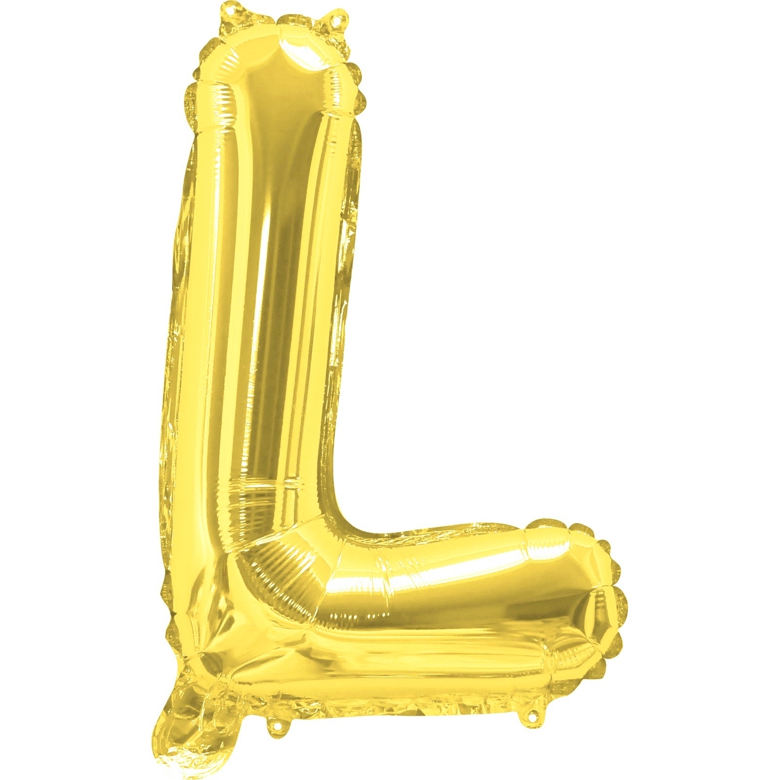 Gold Letter L Foil Air Fill Balloon 35cm - Discount Party Supplies