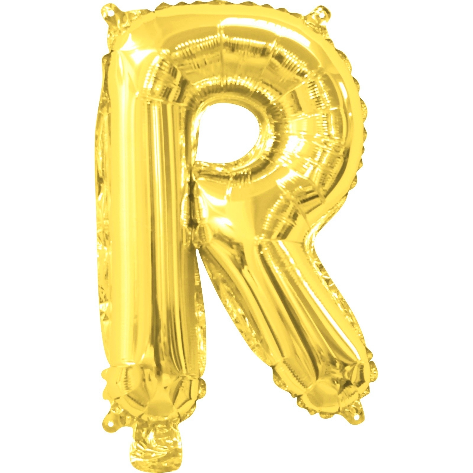 Gold Letter R Foil Air Fill Balloon 35cm - Discount Party Supplies