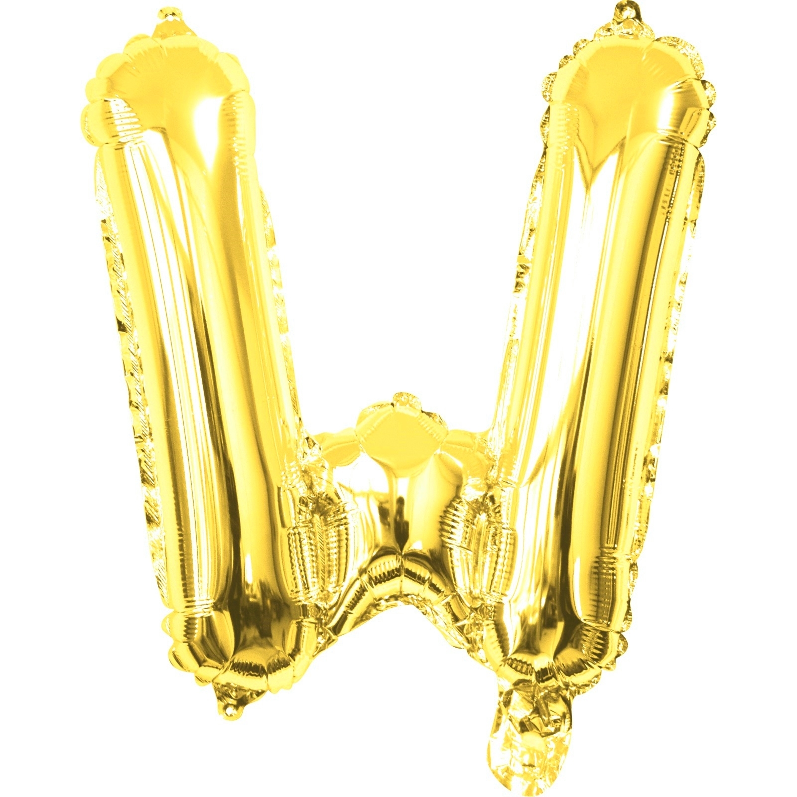 Gold Letter W Foil Air Fill Balloon 35cm - Discount Party Supplies