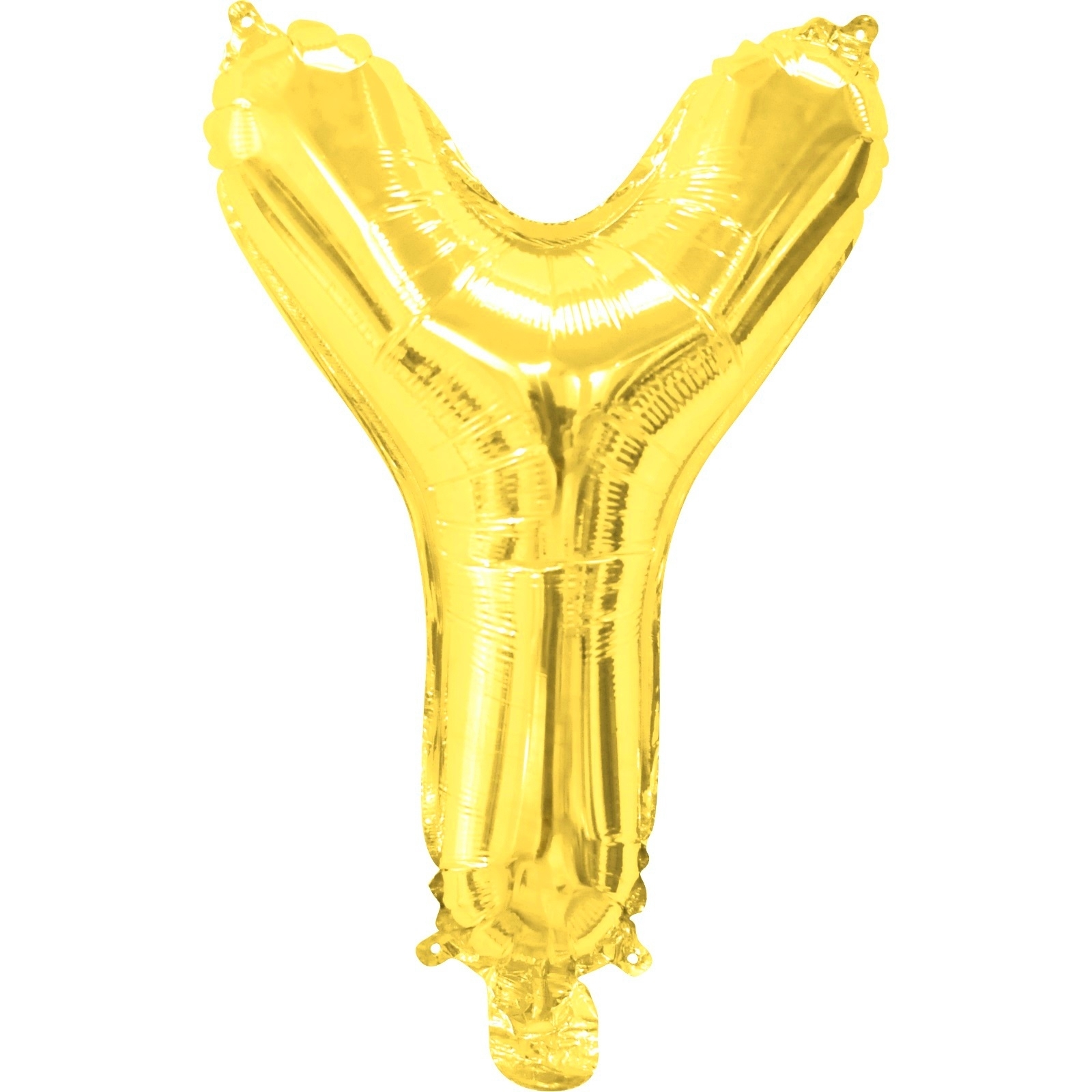 Gold Letter Y Foil Air Fill Balloon 35cm - Discount Party Supplies