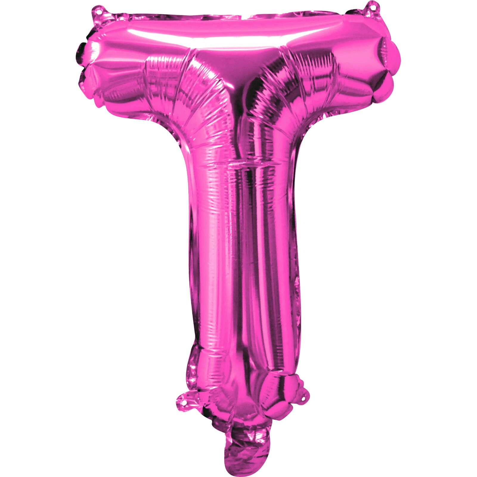 Pink Letter T Foil Air Fill Balloon 35cm - Discount Party Supplies